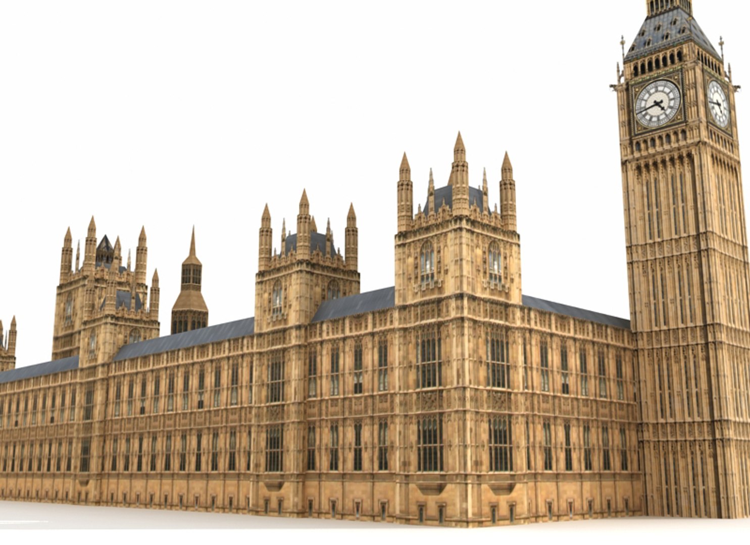 westminster abbey building 3d model