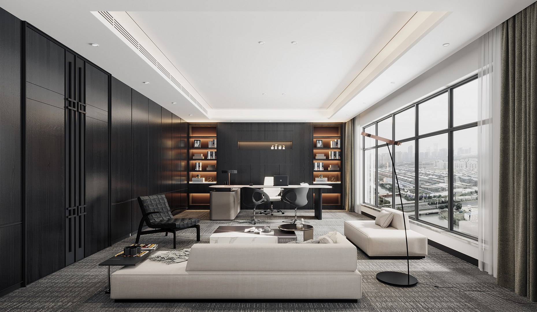 3D Modern office model - TurboSquid 2038966