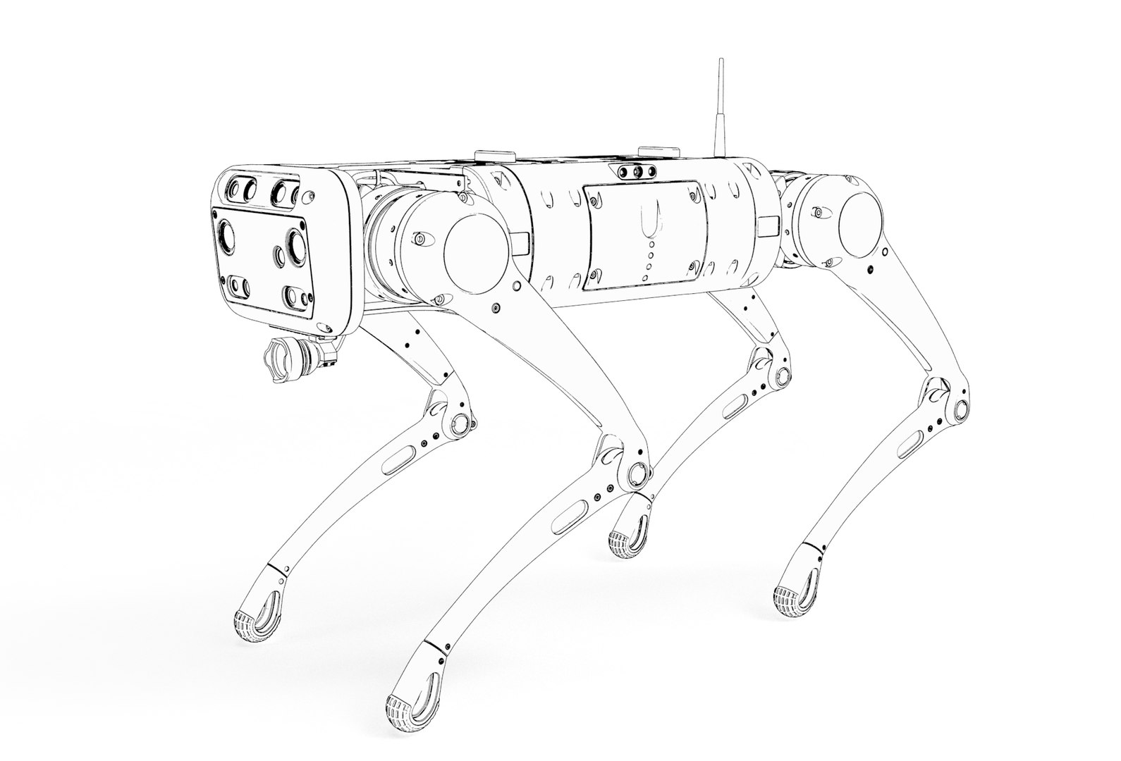 Robot dog 3D model - TurboSquid 1687850