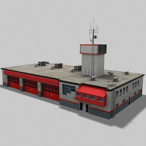 Free 3D Fire-Station Models | TurboSquid