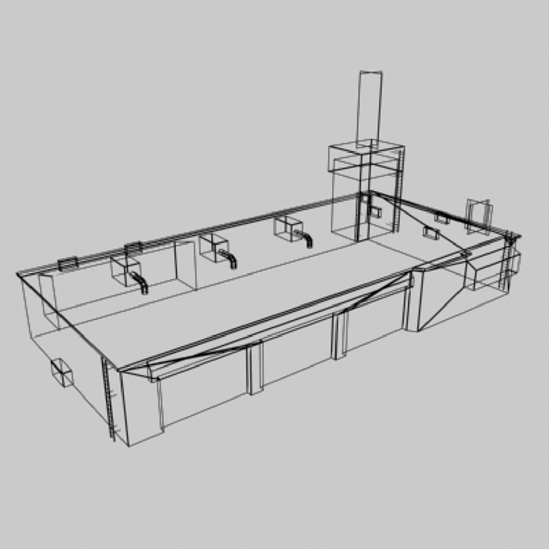 firestation station 3d model