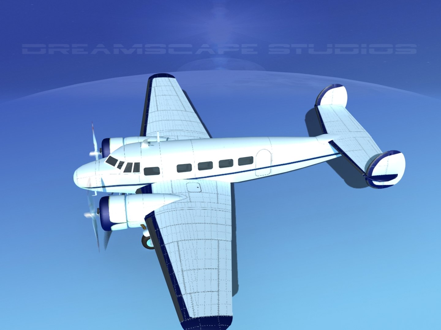 3d Model Propellers Lockheed L10 Electra
