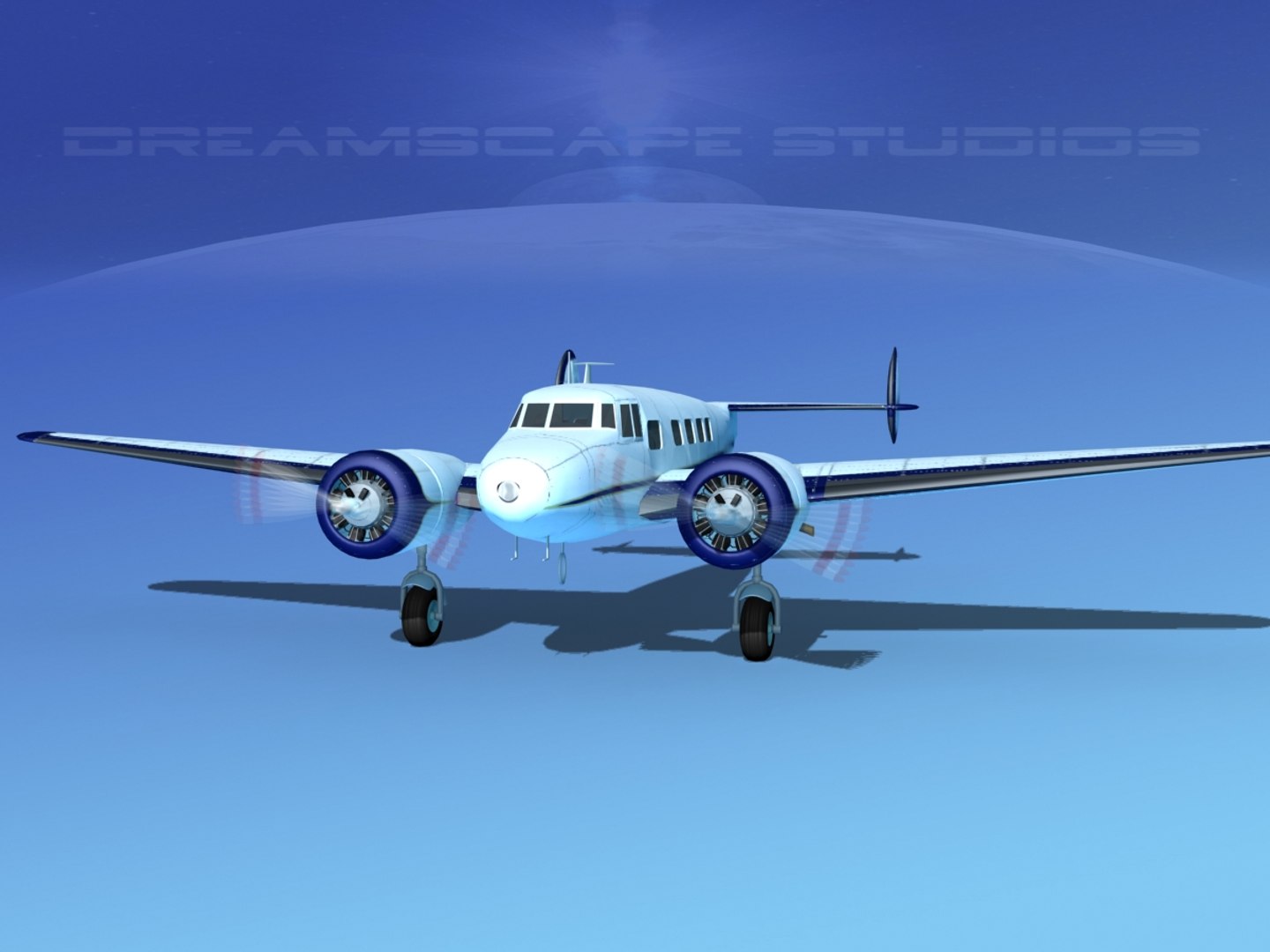 3d Model Propellers Lockheed L10 Electra