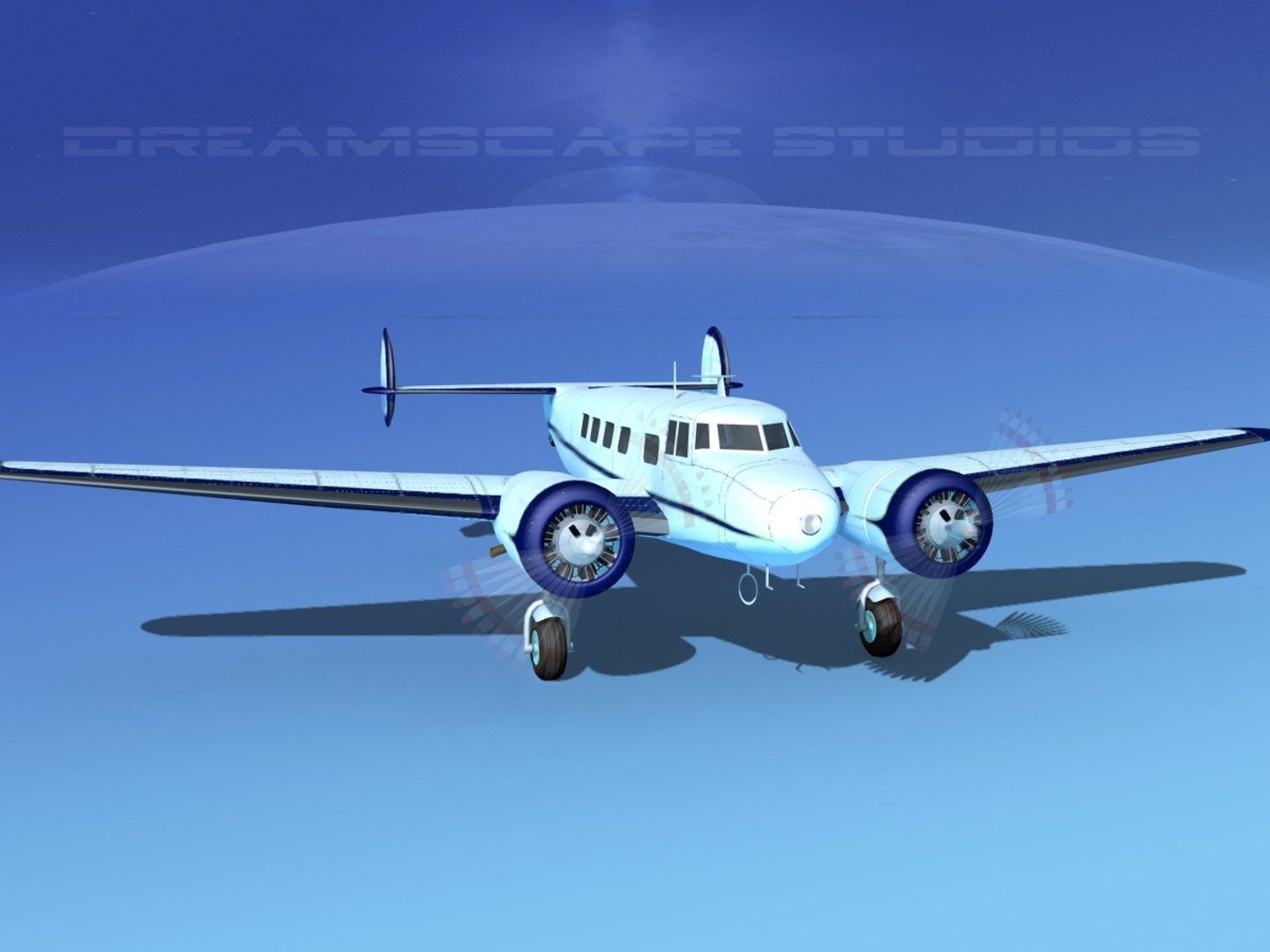 3d Model Propellers Lockheed L10 Electra