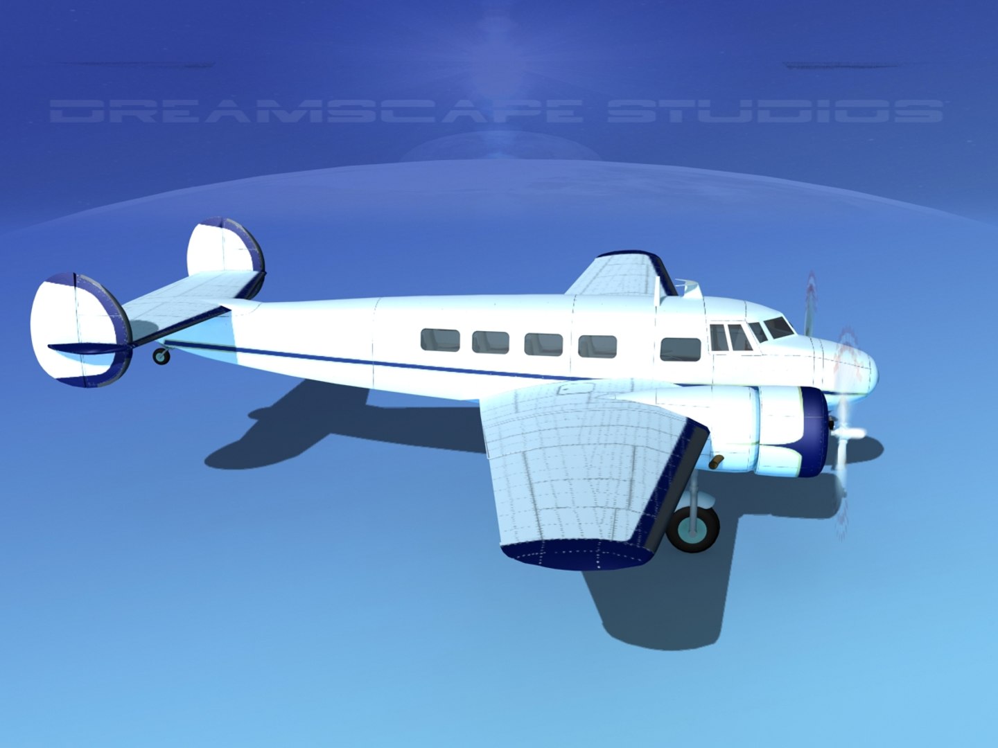 3d Model Propellers Lockheed L10 Electra