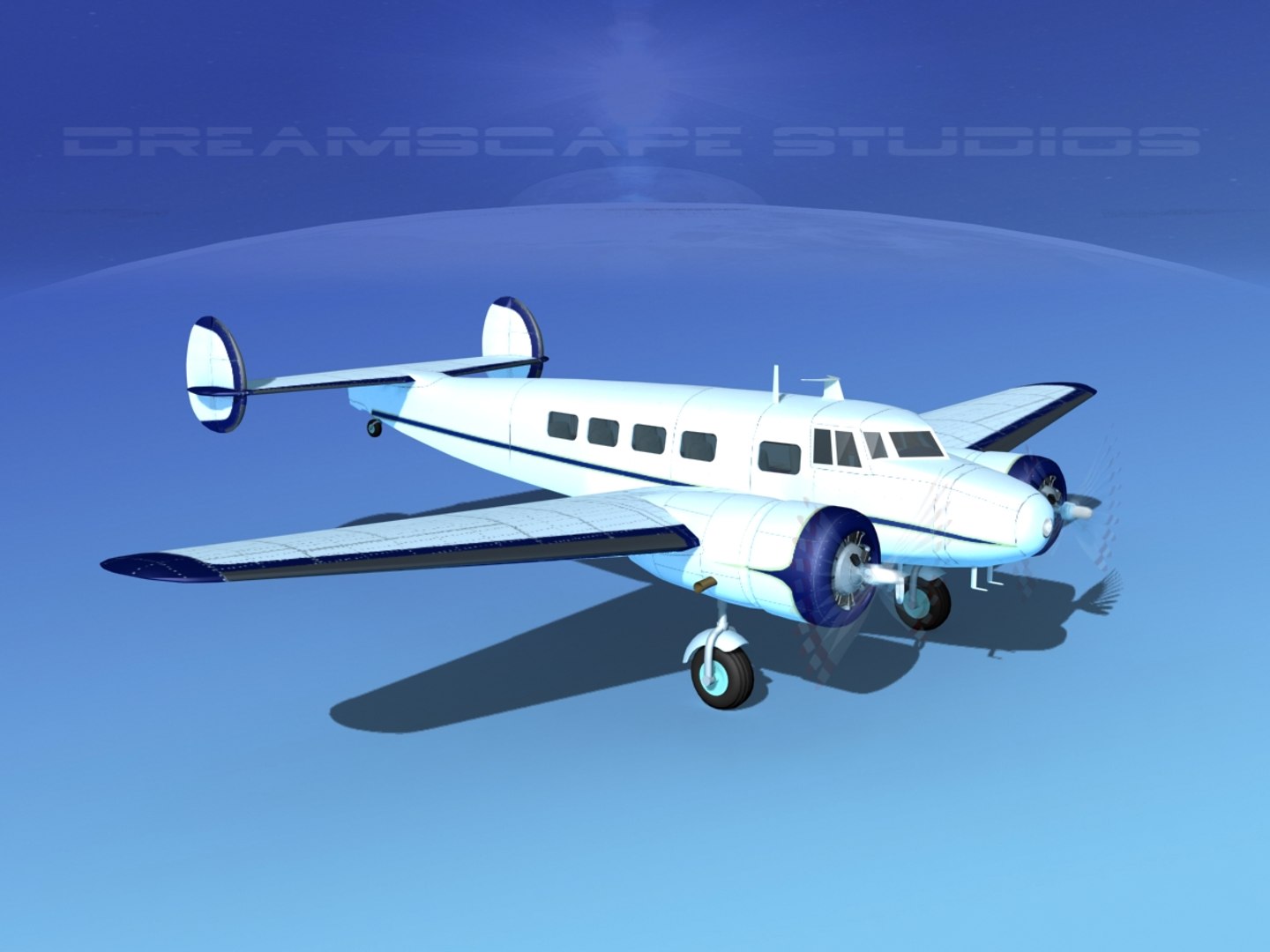 3d Model Propellers Lockheed L10 Electra