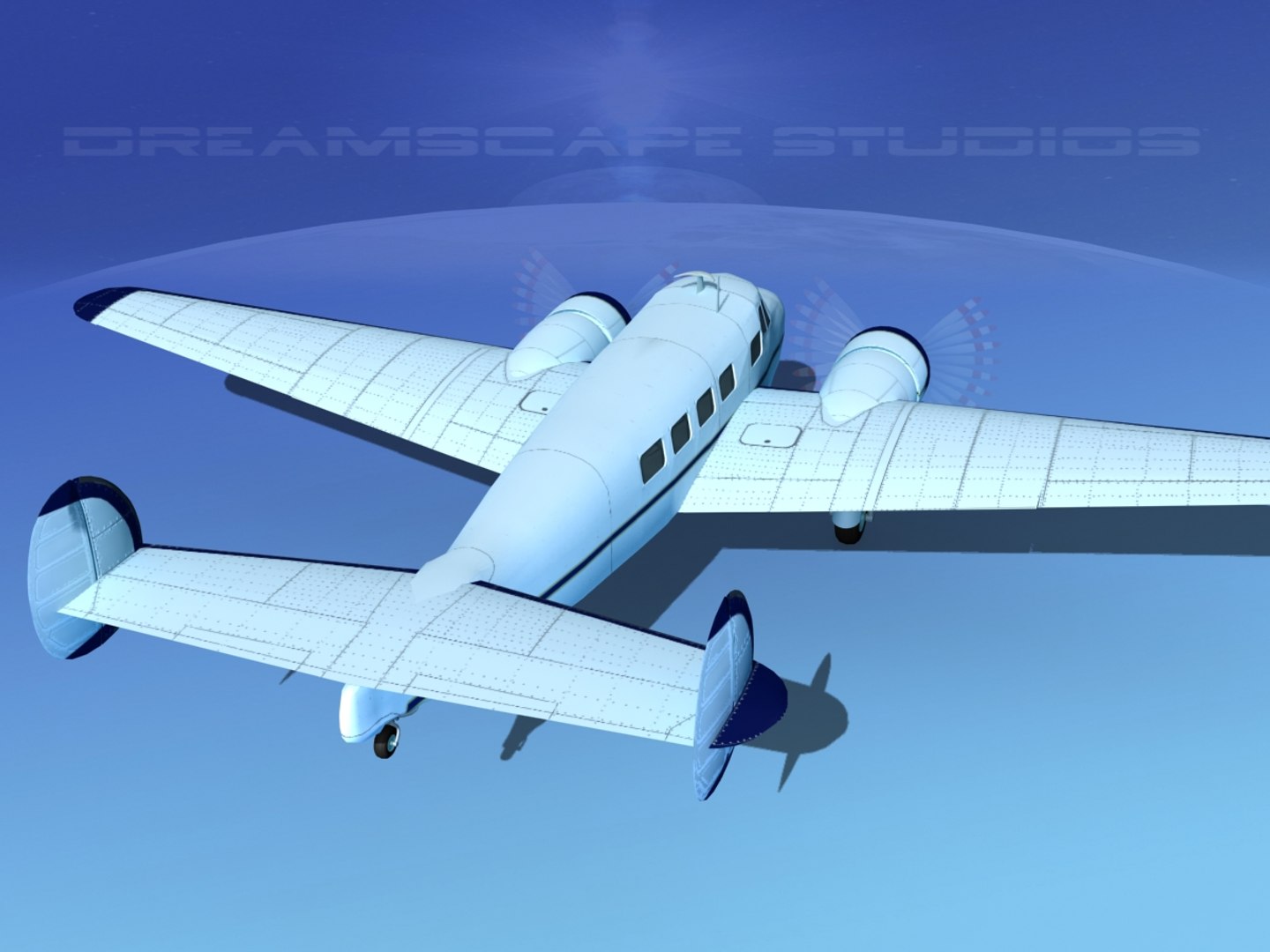 3d Model Propellers Lockheed L10 Electra