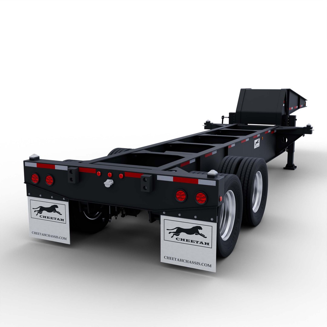 3D Cheetah 31FT Drop Frame Chassis Model - TurboSquid 2300209