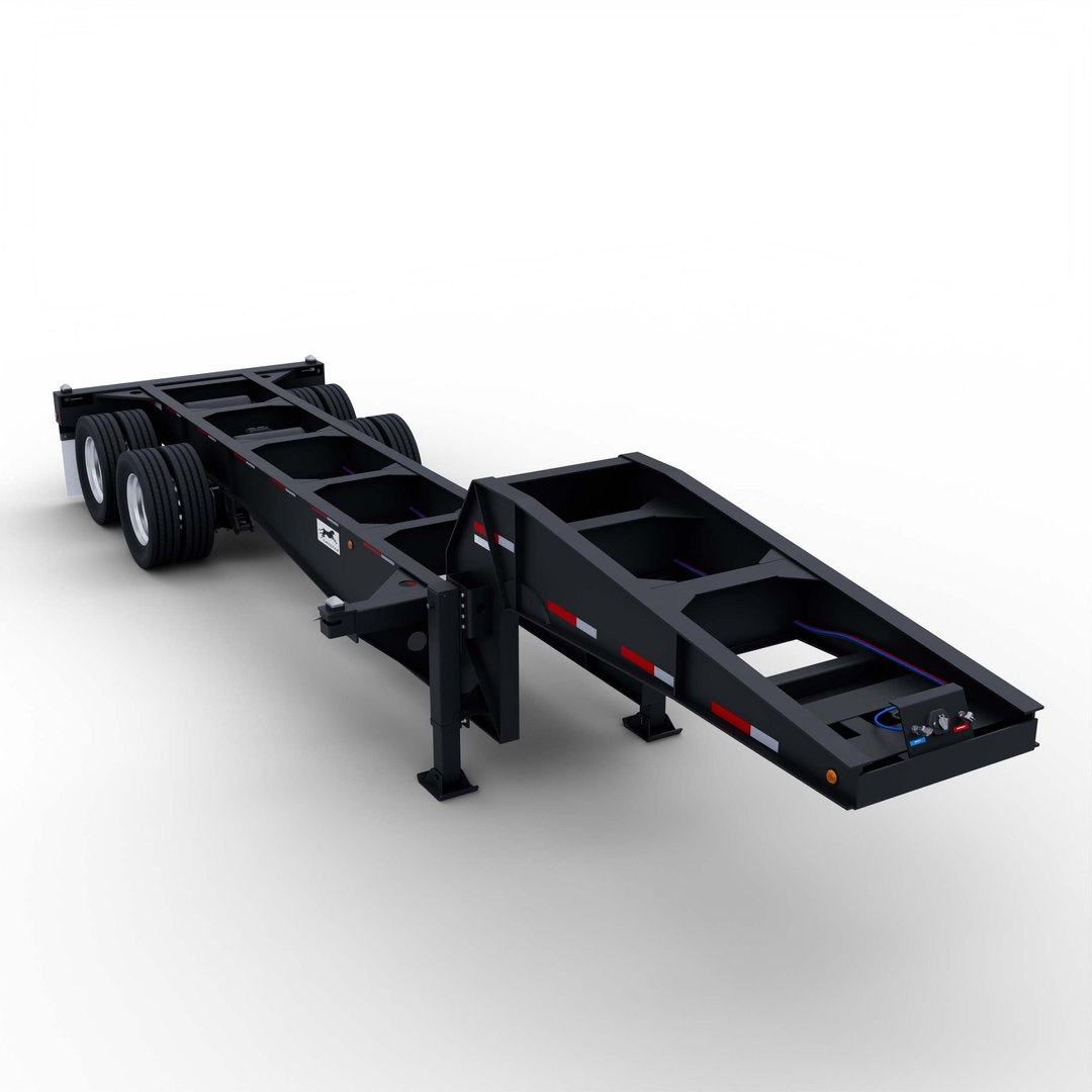 3D Cheetah 31FT Drop Frame Chassis Model - TurboSquid 2300209