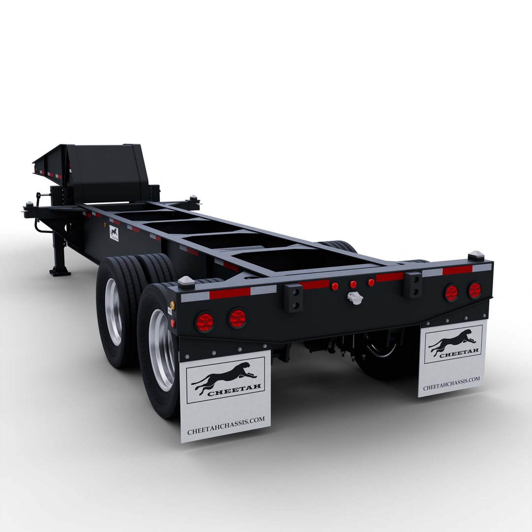 3D Cheetah 31FT Drop Frame Chassis Model - TurboSquid 2300209