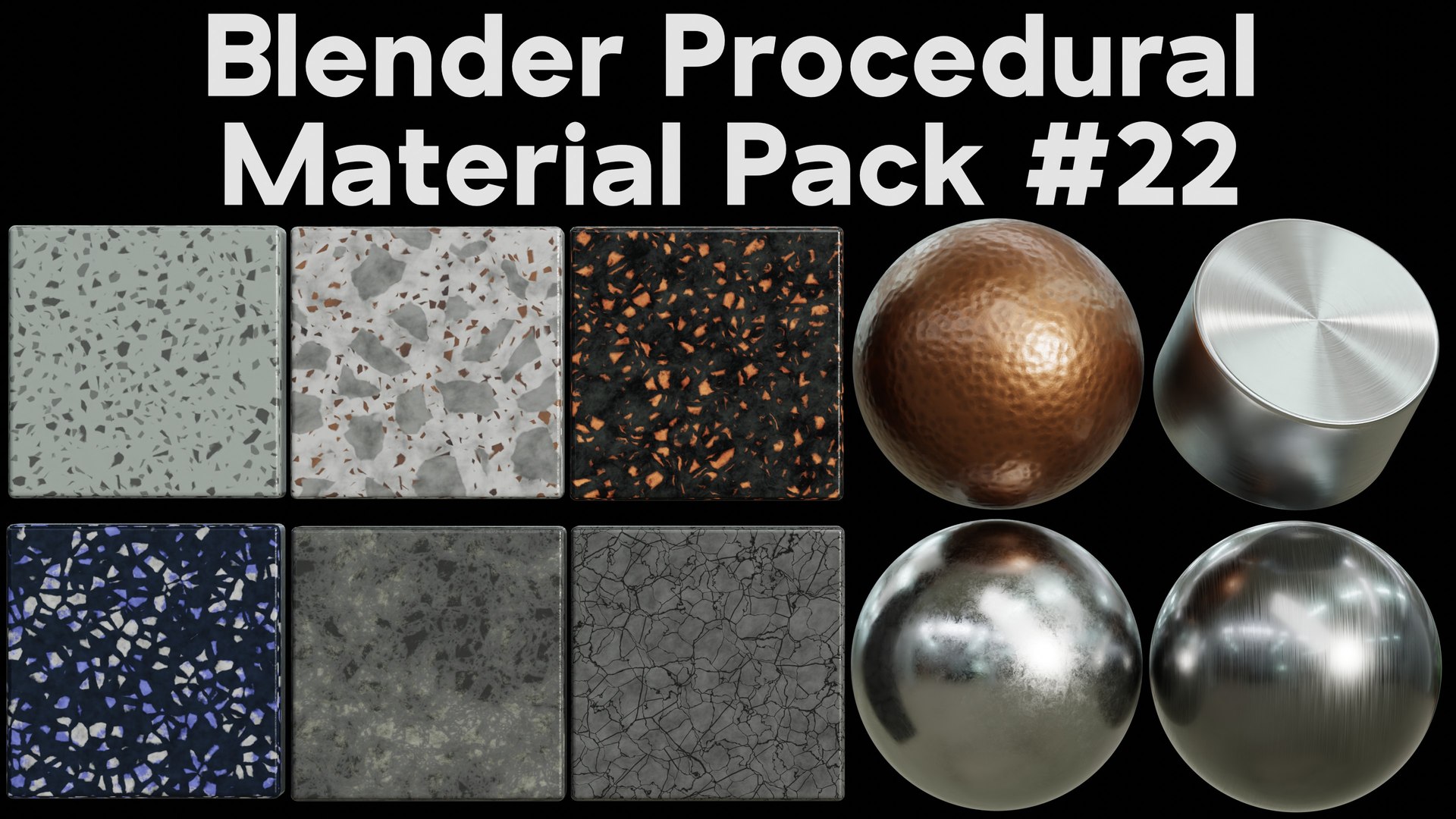 Blender Procedural Material Pack 22 3D Model - TurboSquid 2284755