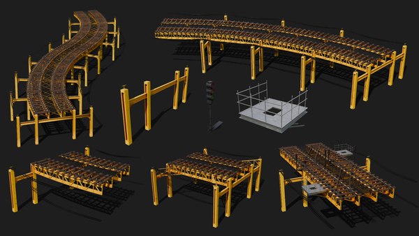 Kitbash-Hochbahngleis Chicago Metro 3D-Modell 3D-Modell - TurboSquid ...