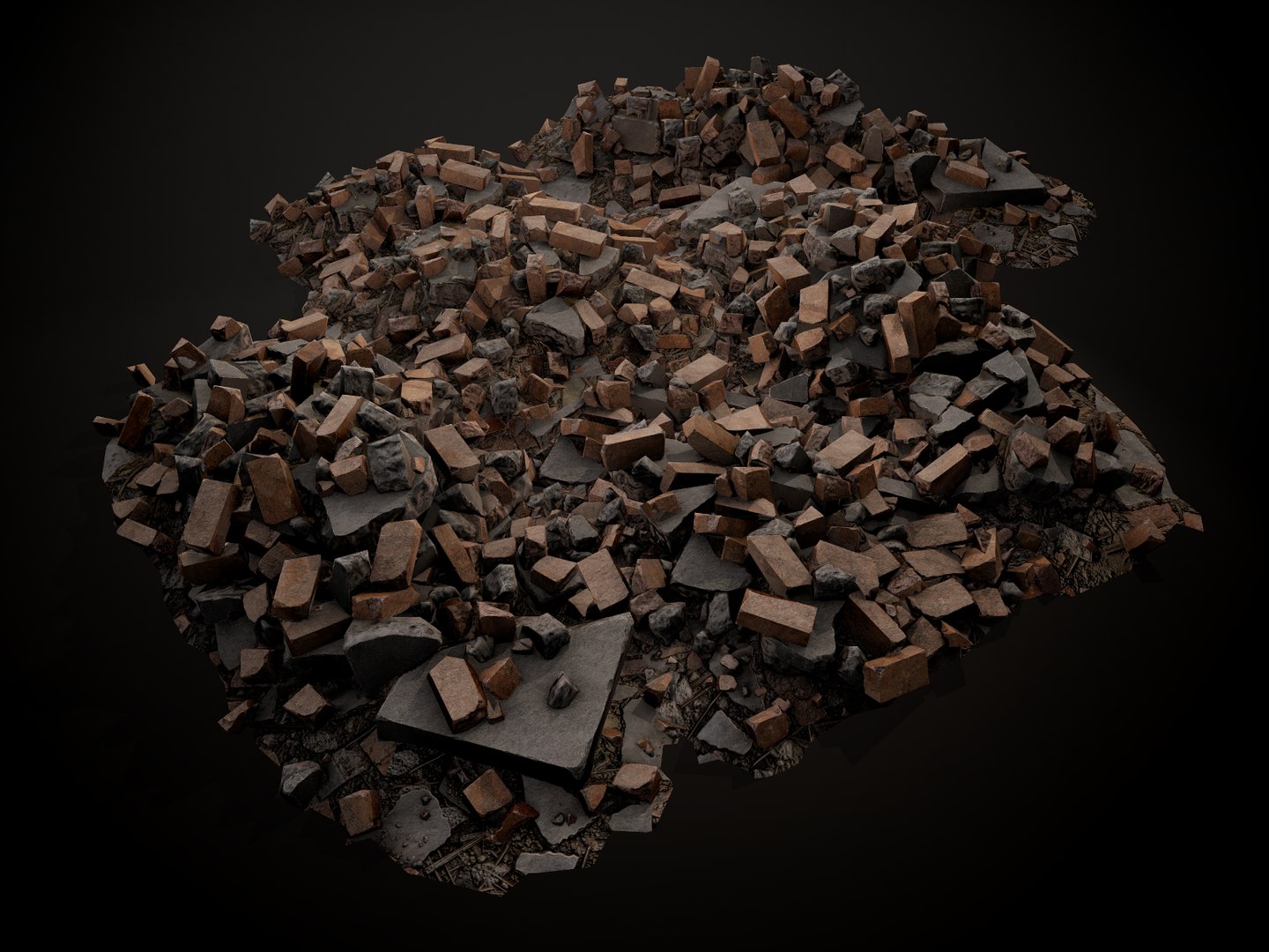 3D Debris Piles Model - TurboSquid 1444038