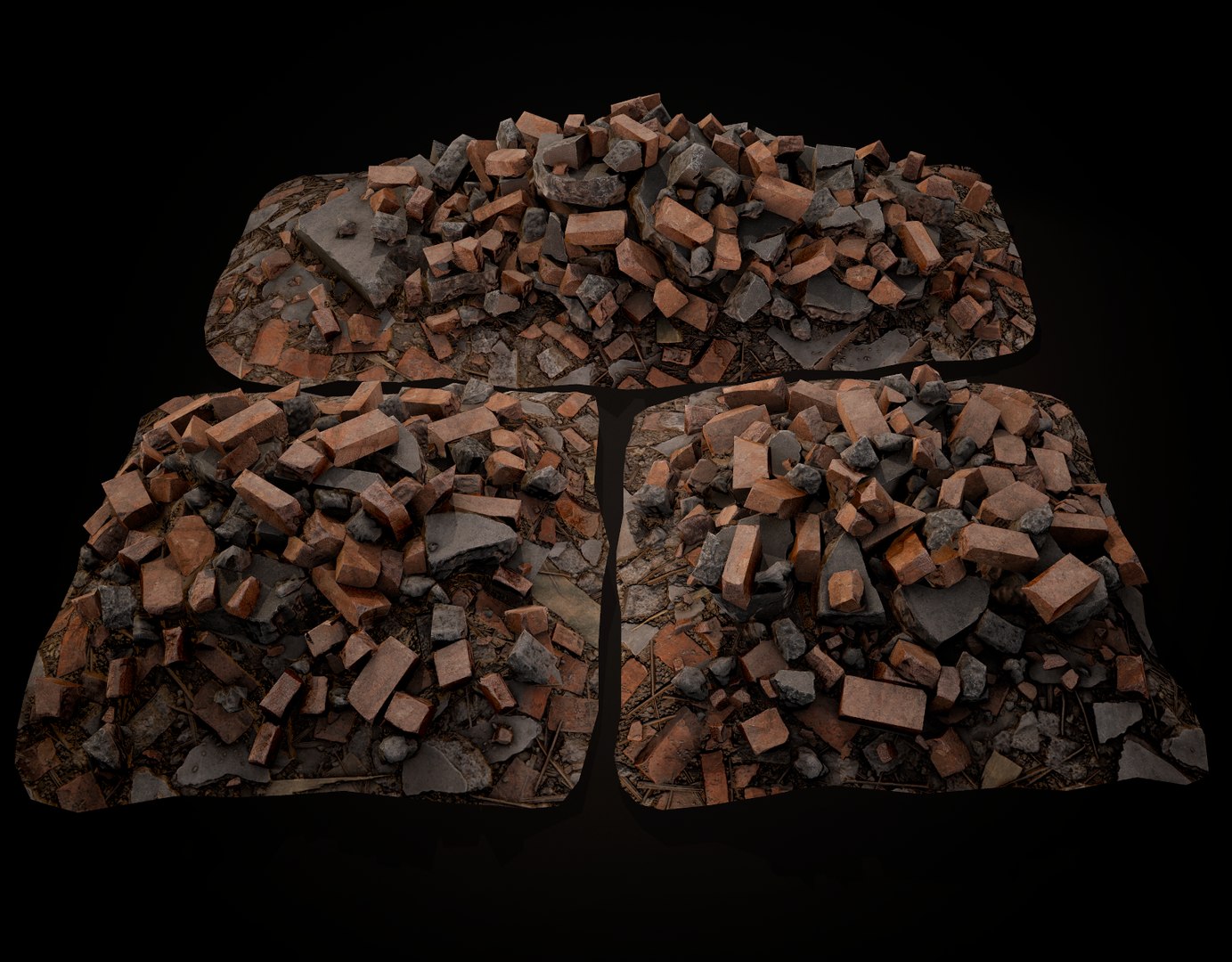 3D Debris Piles Model - TurboSquid 1444038