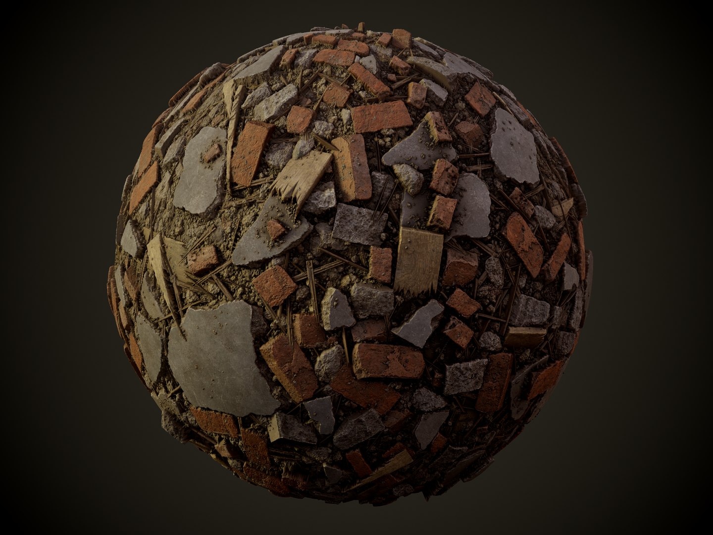3D Debris Piles Model - TurboSquid 1444038