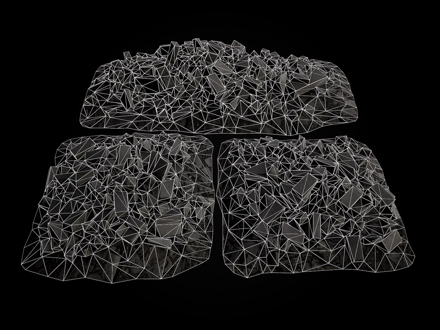 3D Debris Piles Model - TurboSquid 1444038