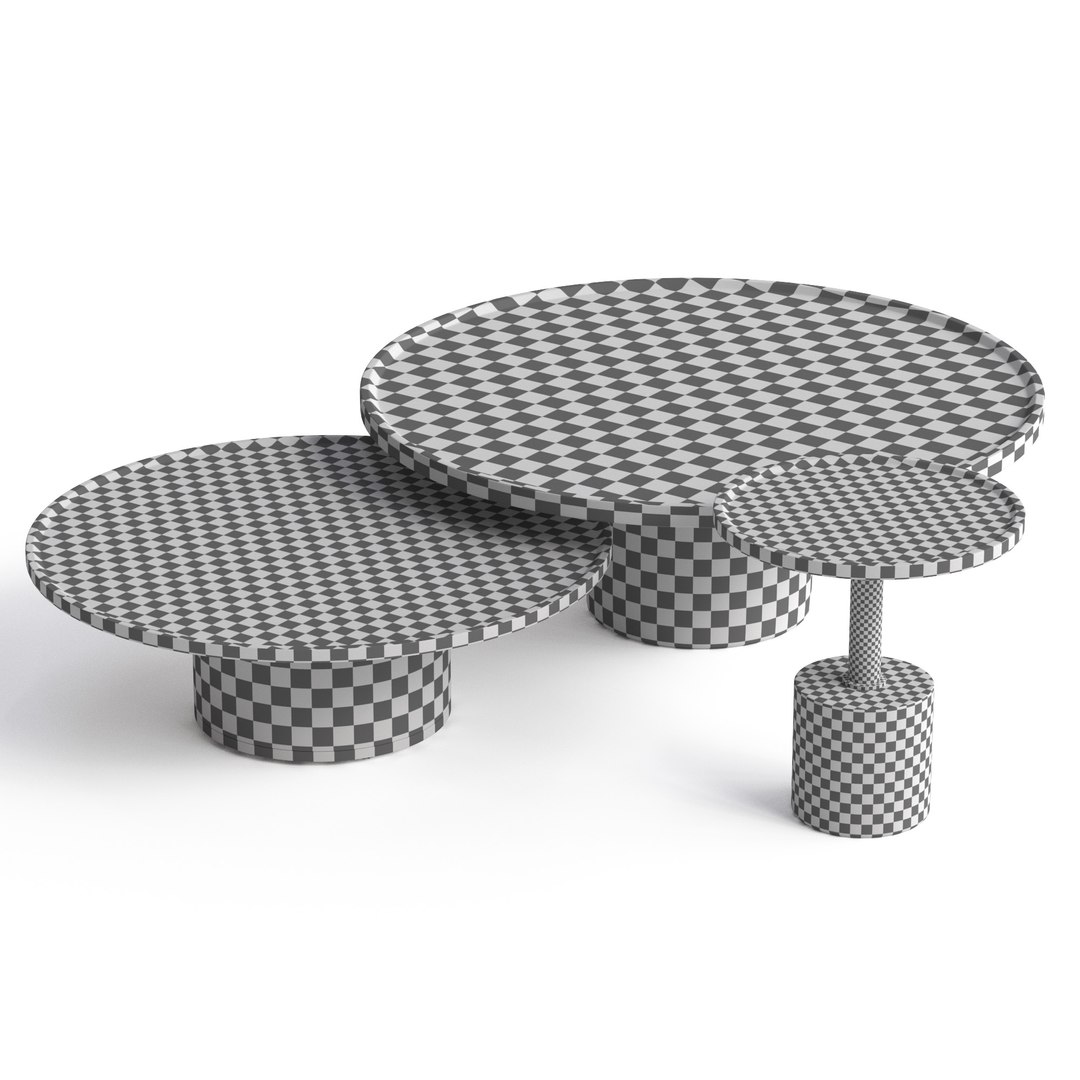 Modis Antik Tables 3D - TurboSquid 2169401