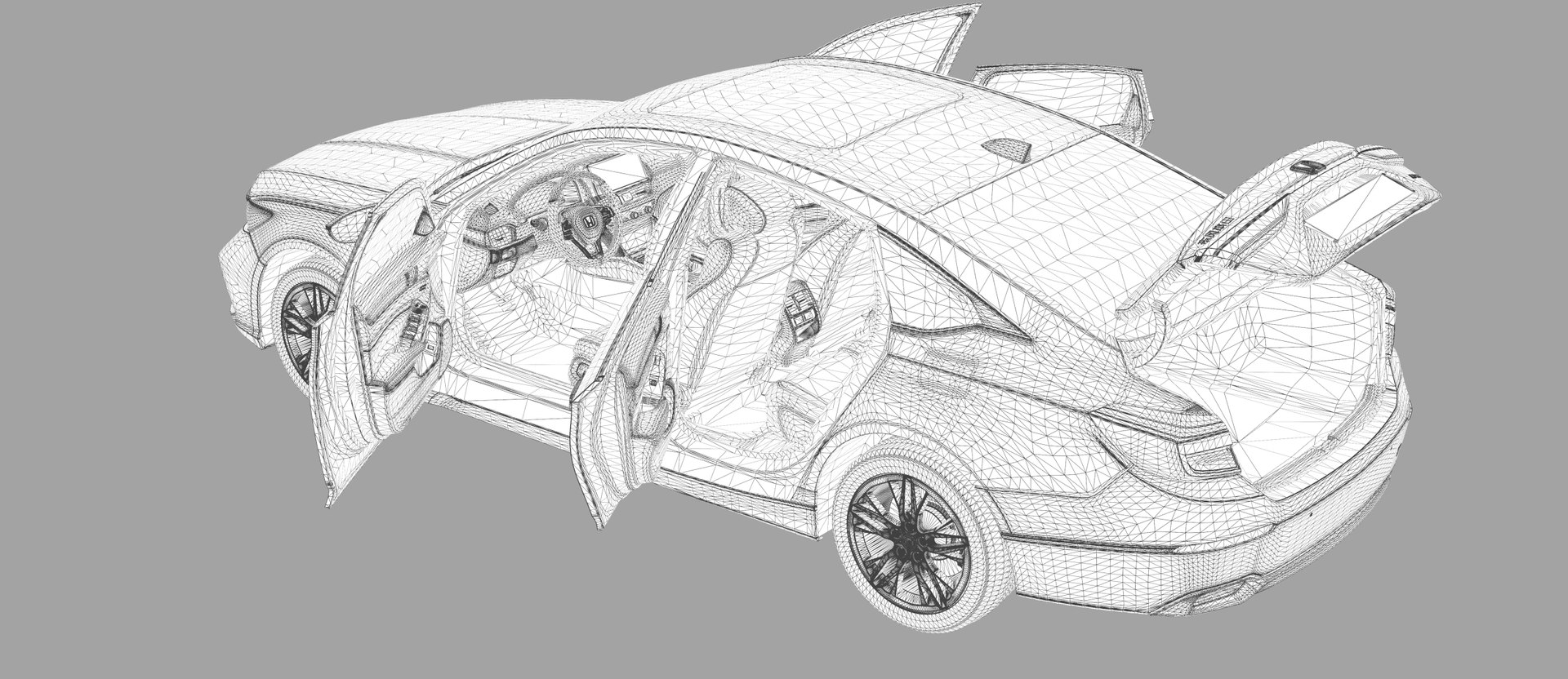 Honda Inspire CN-Spec 2018 - 20211 3D Model - TurboSquid 2048712