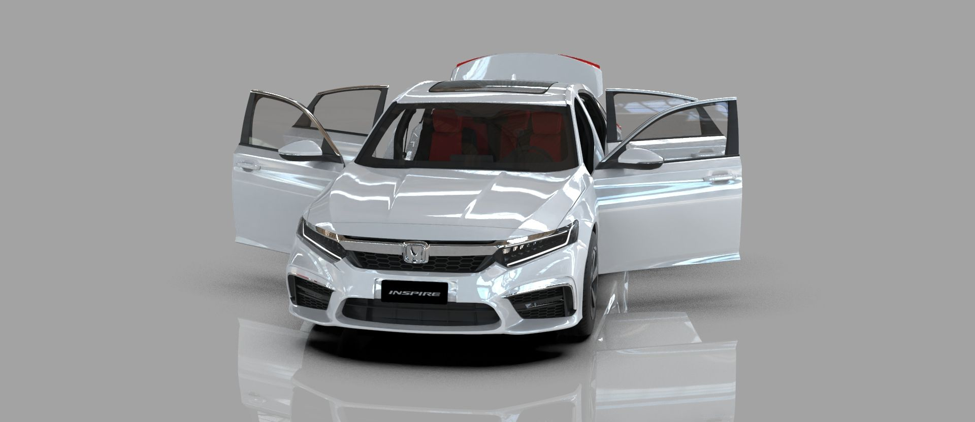 Honda Inspire CN-Spec 2018 - 20211 3D Model - TurboSquid 2048712