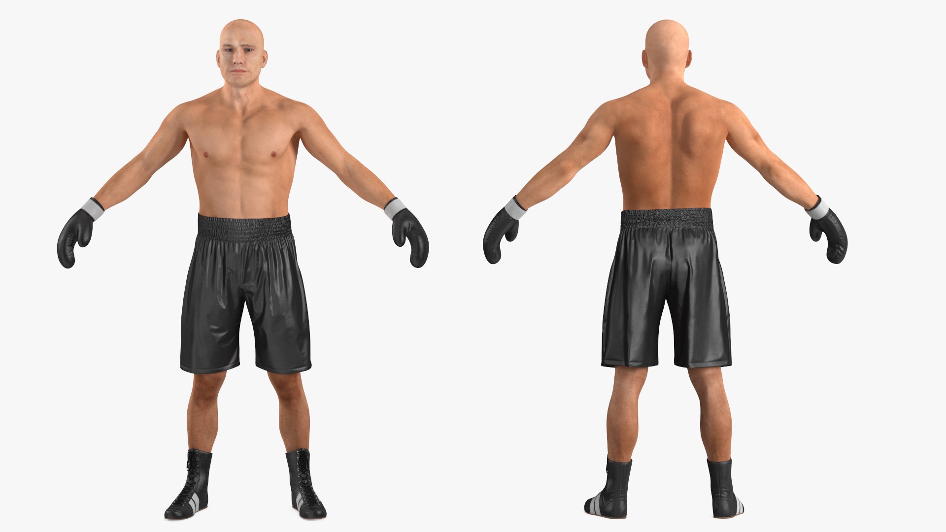 Male Boxer Figure Rigged 3D Model - TurboSquid 2384740