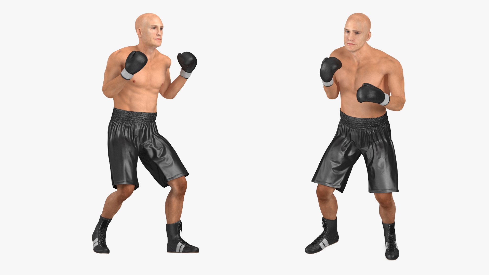 Male Boxer Figure Rigged 3D Model - TurboSquid 2384740