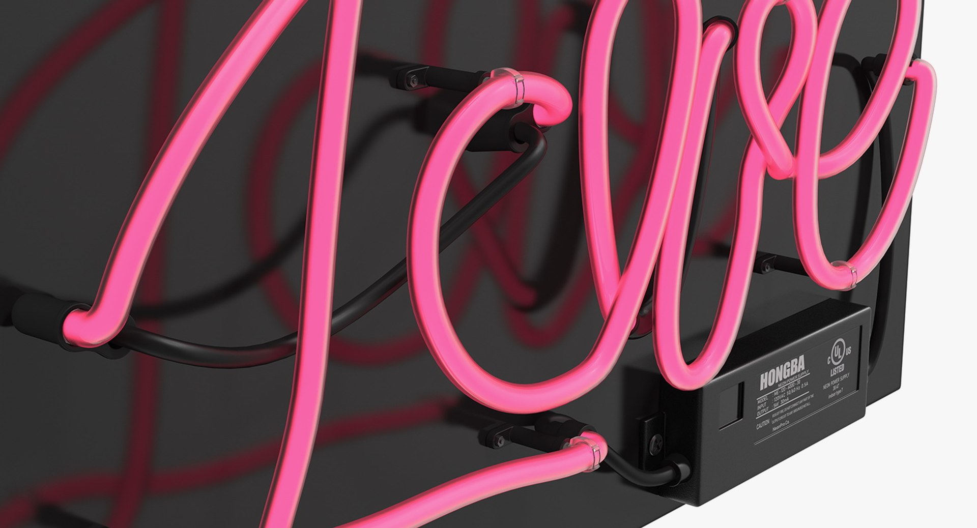 3D Model Neon Sign Love - TurboSquid 1368494