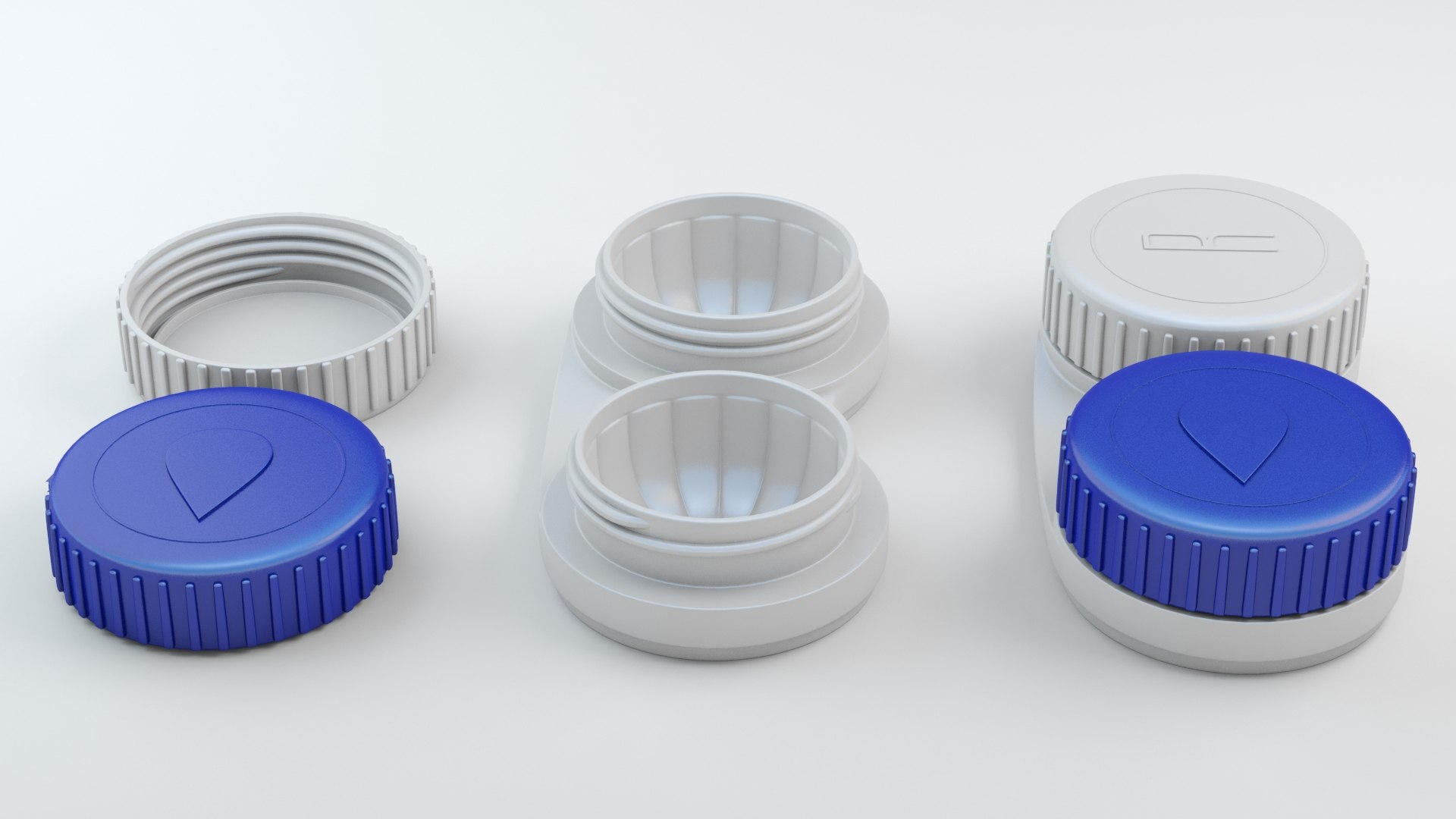 3D Contact Lens Case 01 - TurboSquid 1843659