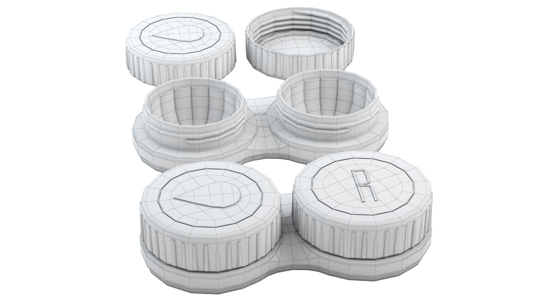 3D Contact Lens Case 01 - TurboSquid 1843659