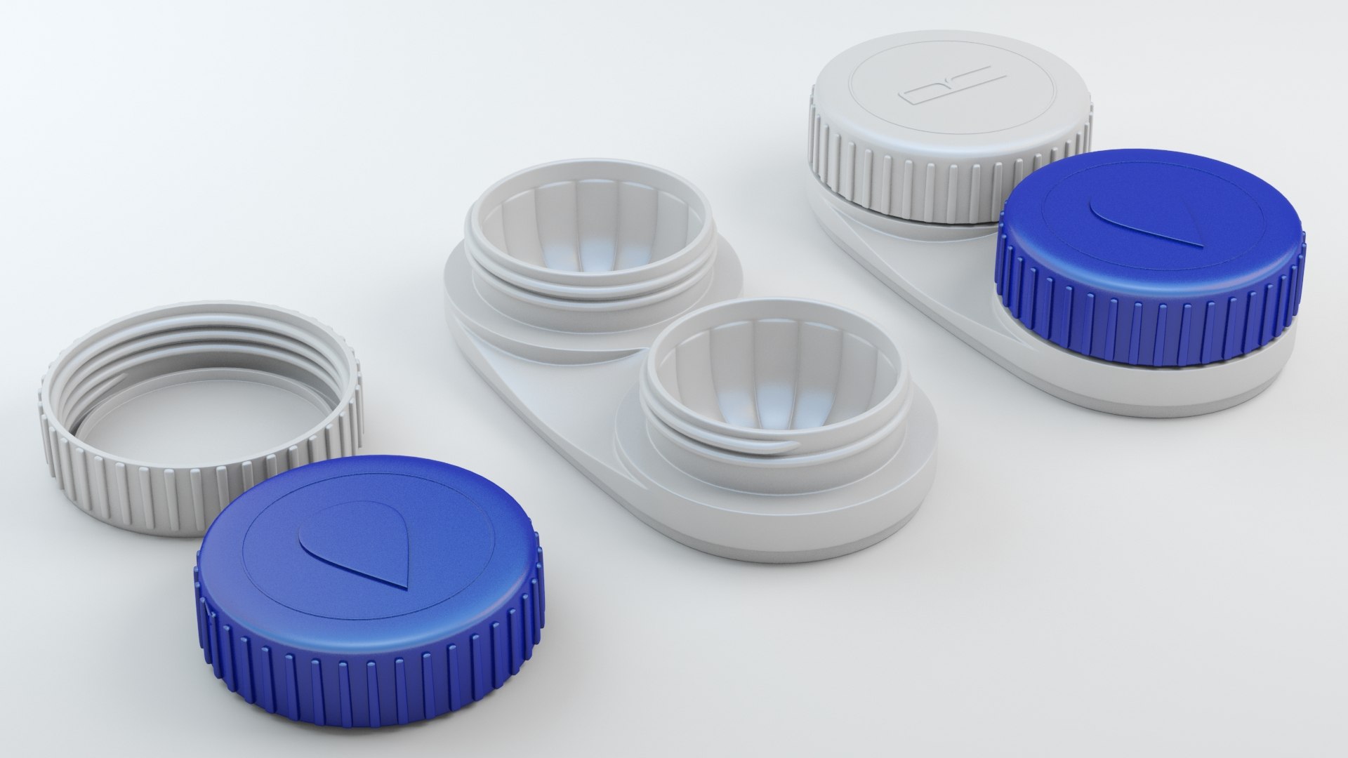 3D Contact Lens Case 01 - TurboSquid 1843659