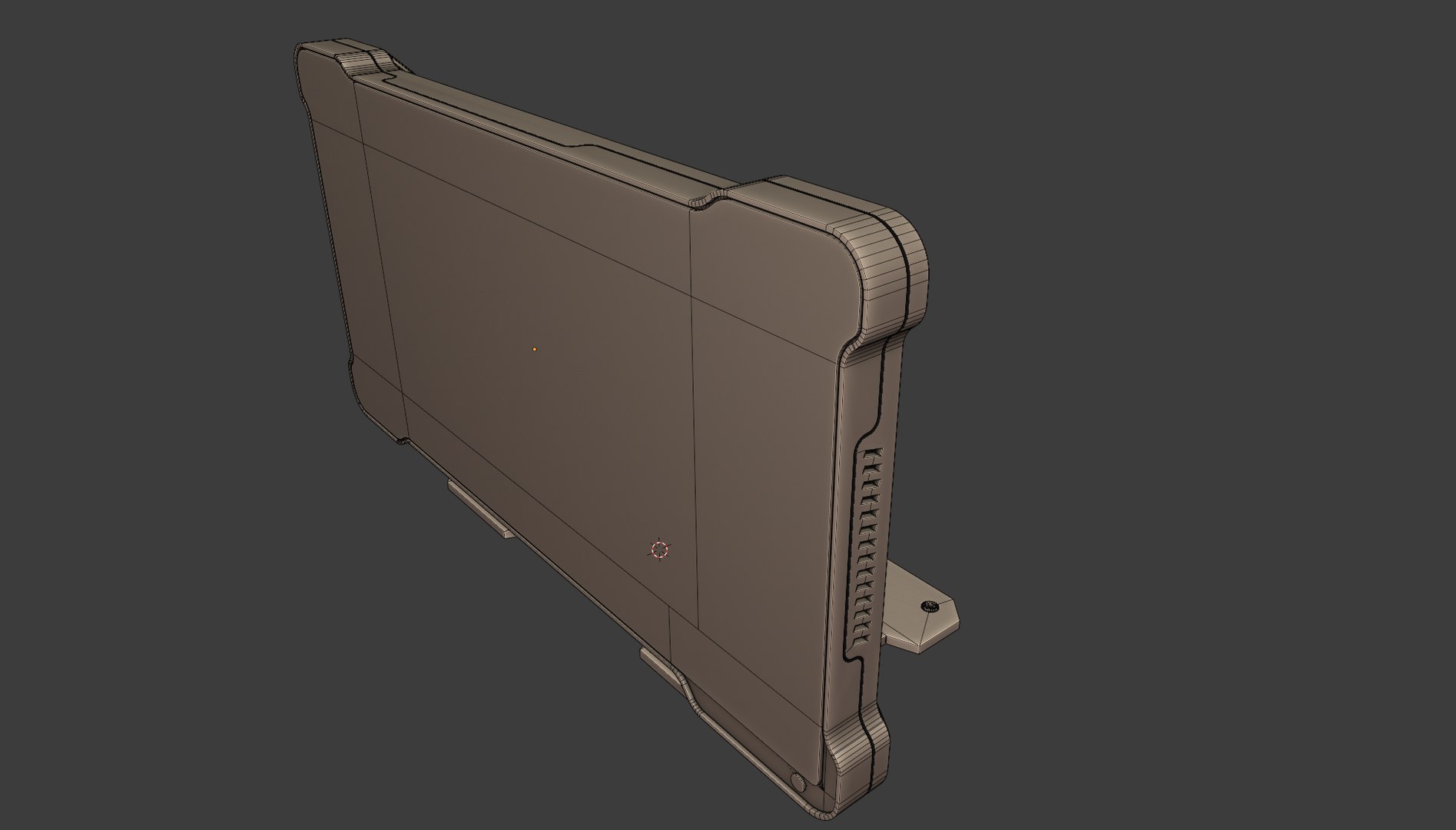 3D Sci-fi Futuristic Cyberpunk Computer MonitorTV Model - TurboSquid ...