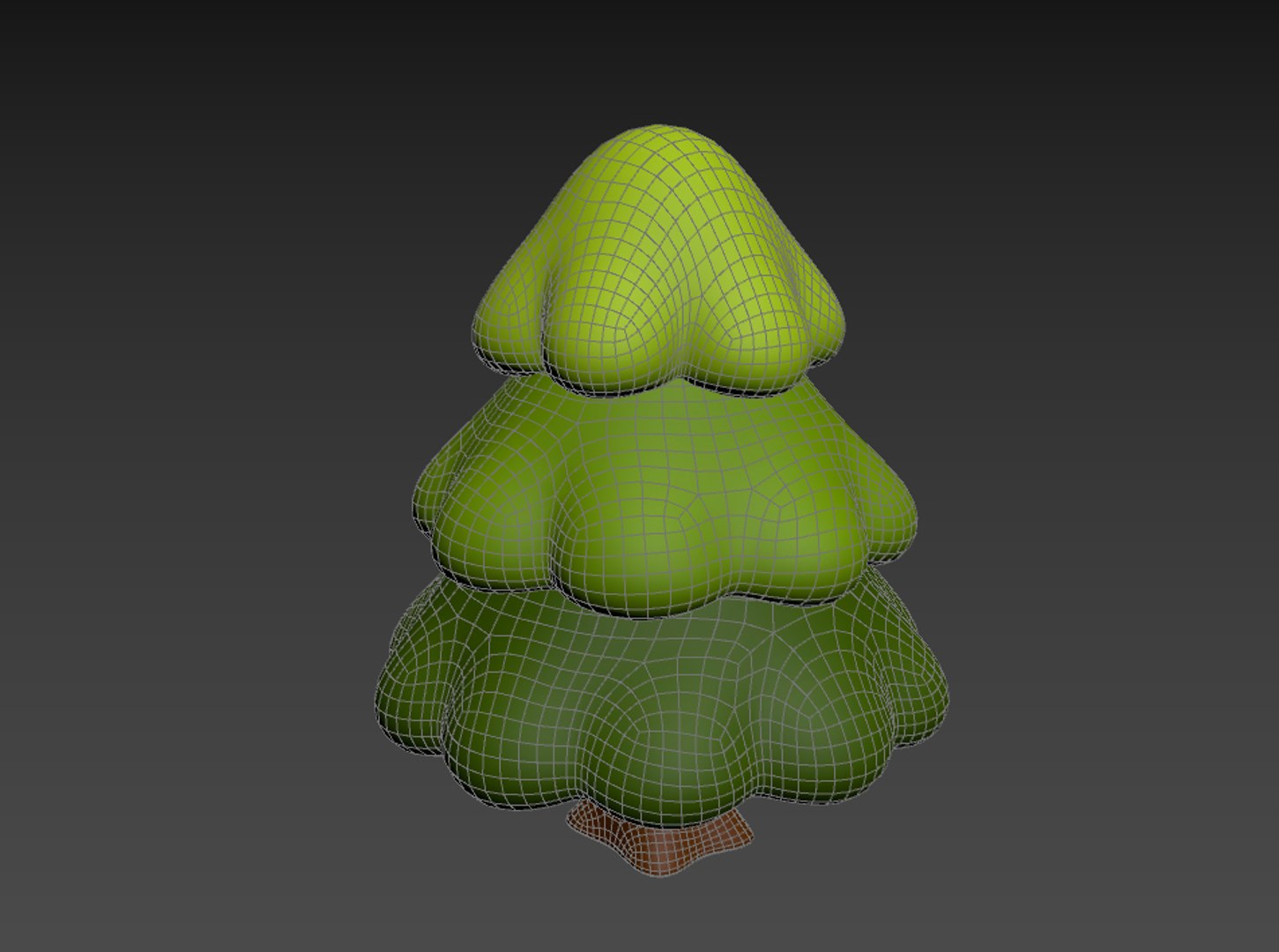 Cartoon Pine Tree Model - TurboSquid 1516932