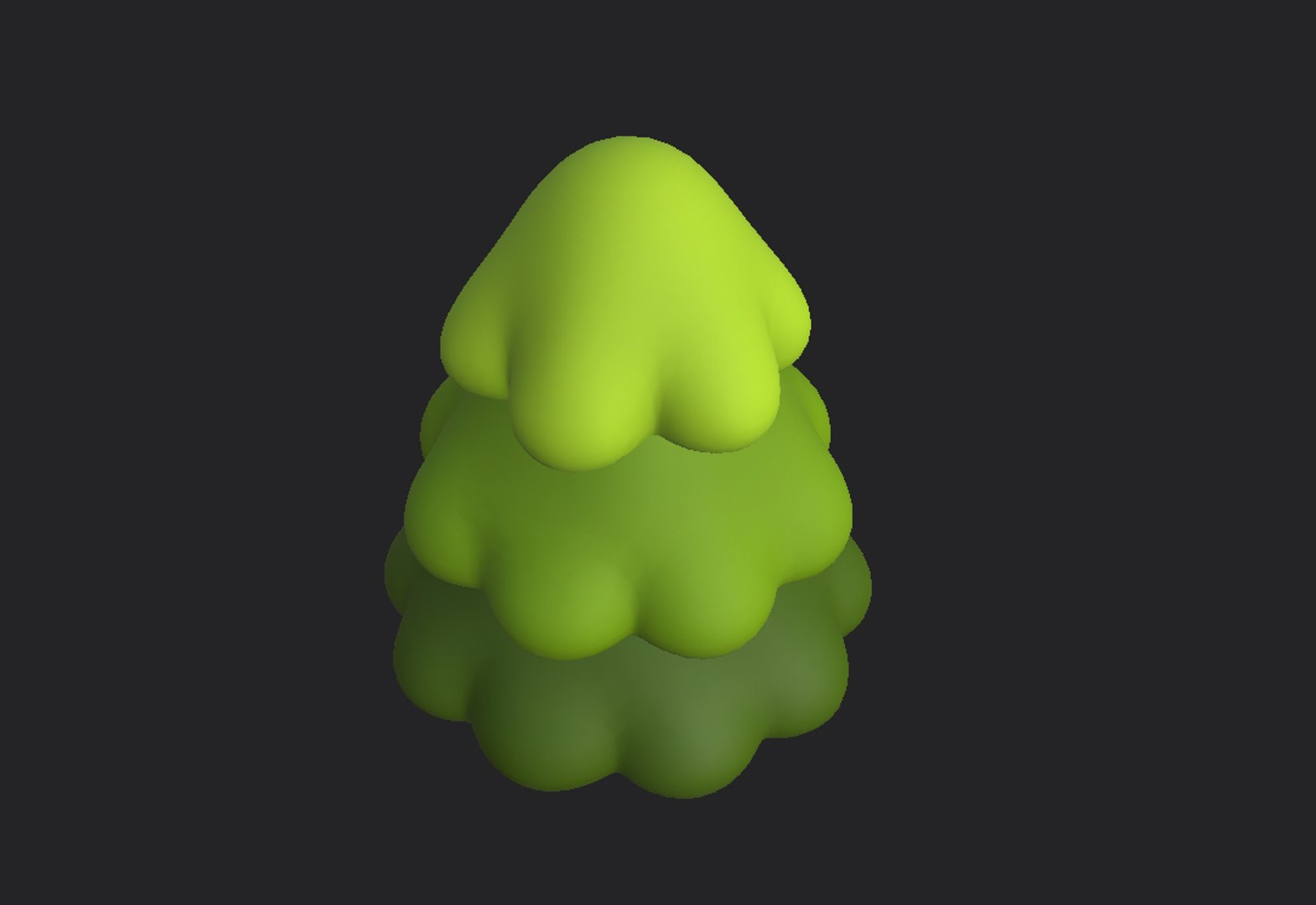 Cartoon Pine Tree Model - TurboSquid 1516932