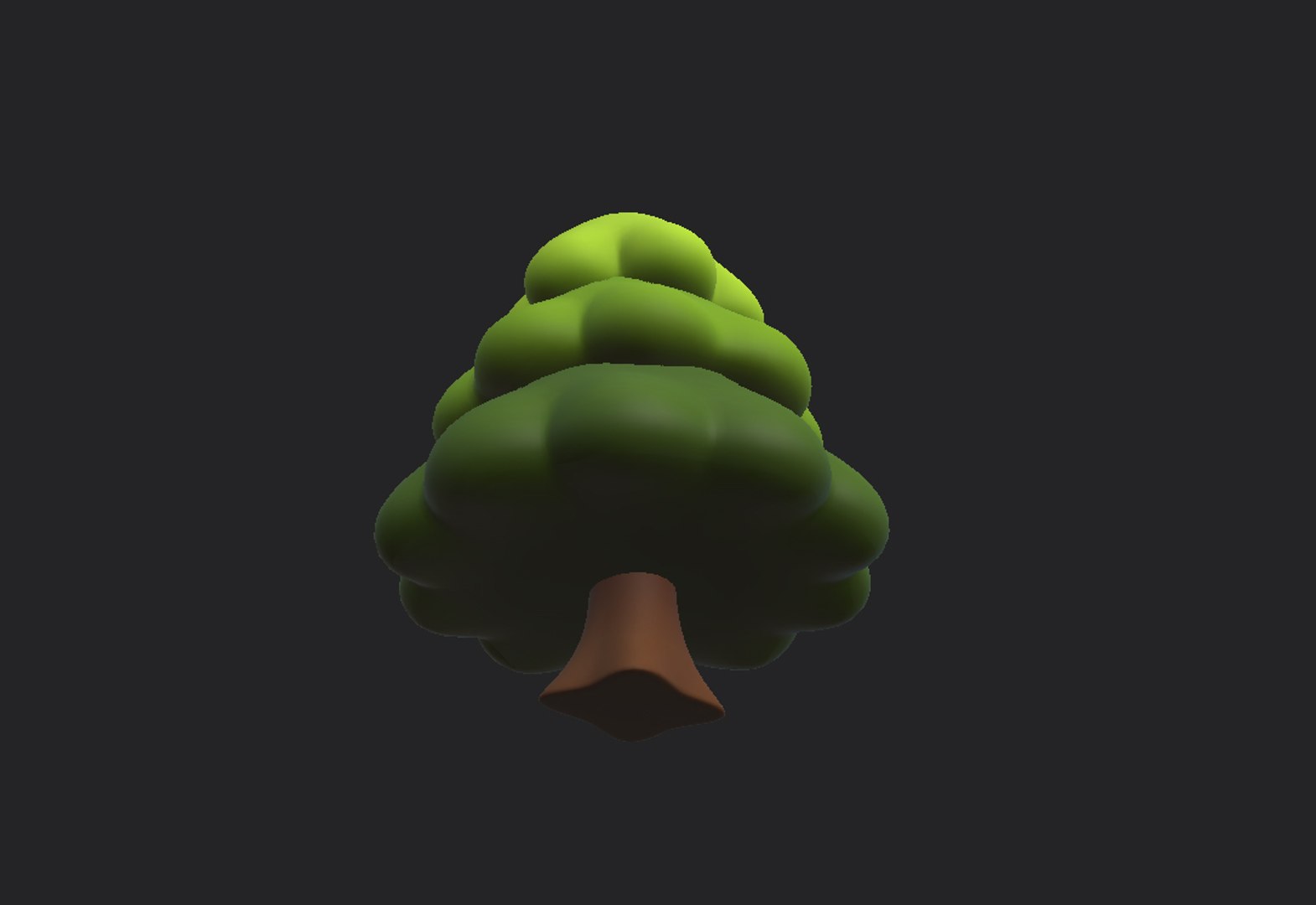 Cartoon Pine Tree Model - TurboSquid 1516932