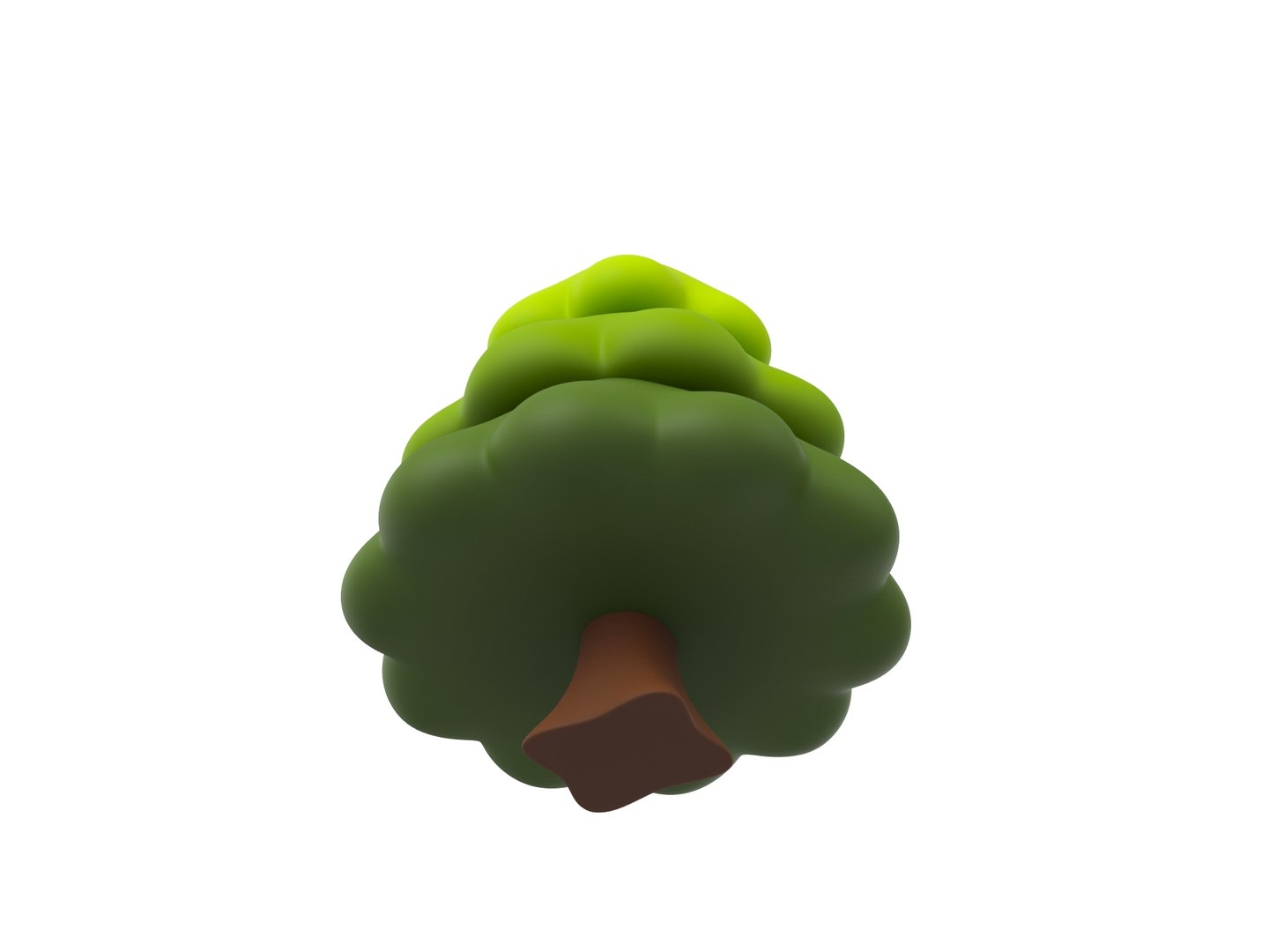 Cartoon Pine Tree Model - TurboSquid 1516932