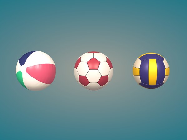 3D cartoon balls - TurboSquid 1474691