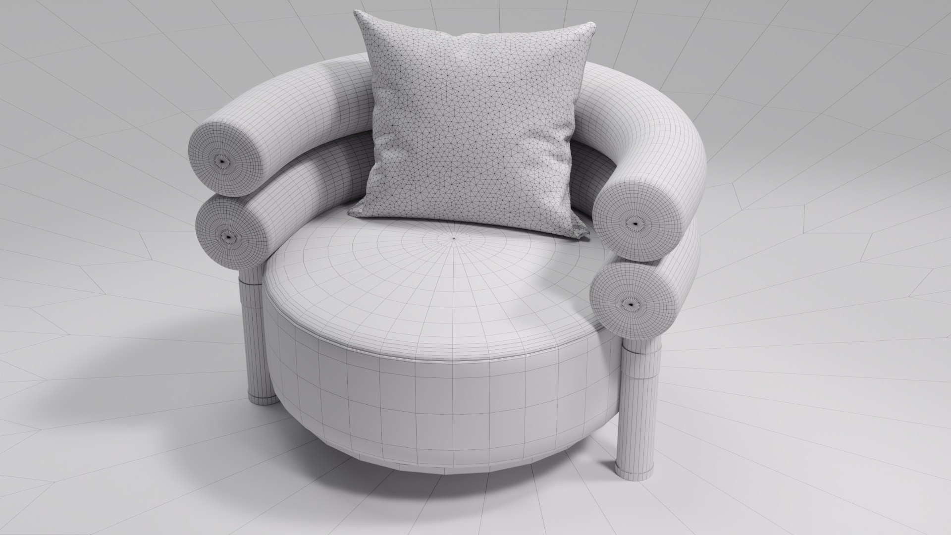 3D ROGERS LOUNGE ARMCHAIR - TurboSquid 2106110