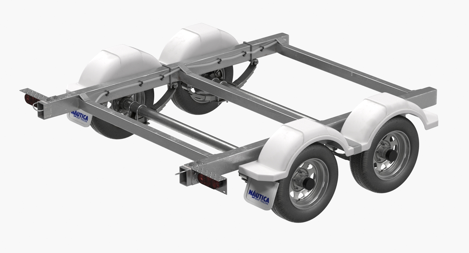 3D Trailer Chassis Model - TurboSquid 1221523