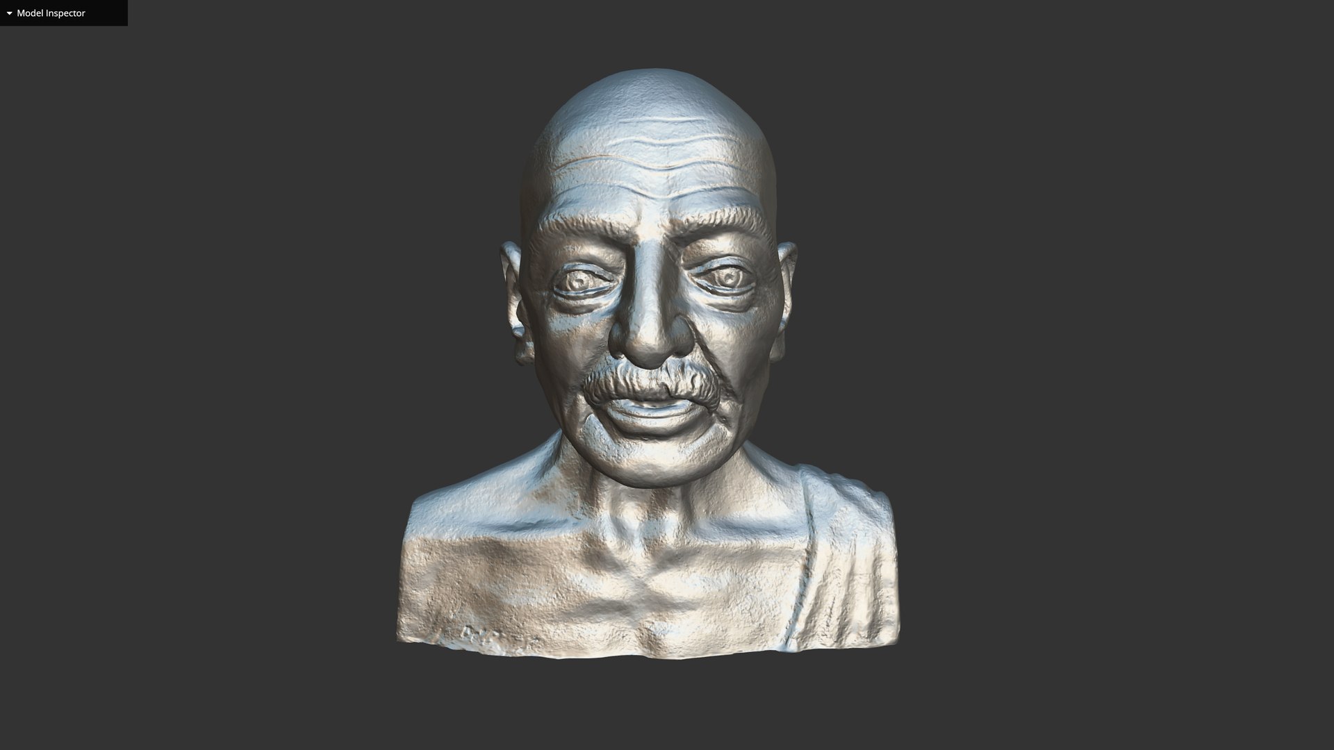 Sculpture Gandhi 3D Model - TurboSquid 1441870