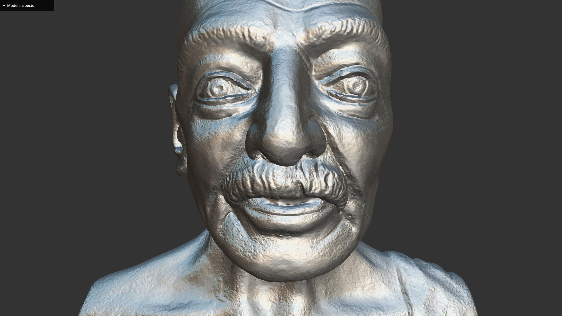 Sculpture Gandhi 3D Model - TurboSquid 1441870