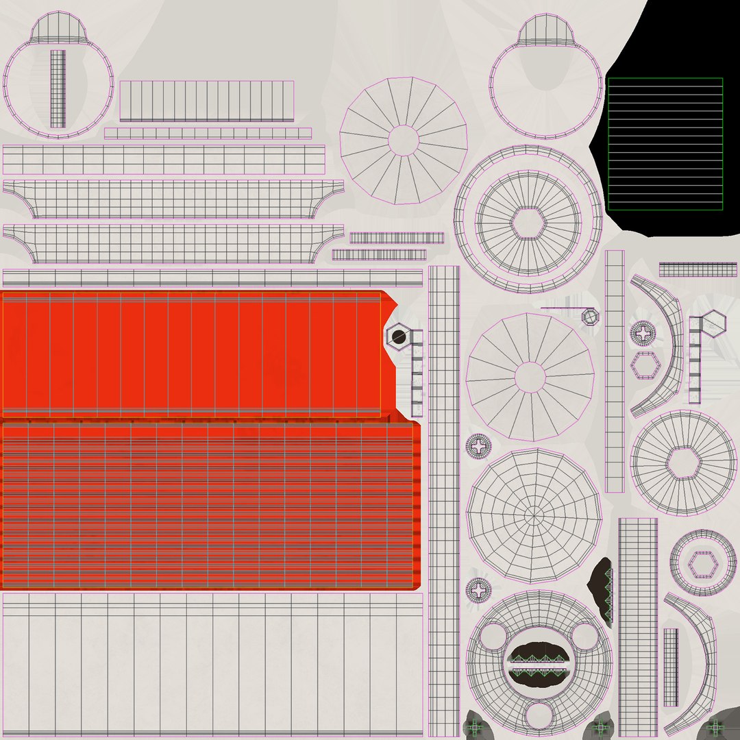 3D Model LED Tower 1x - TurboSquid 2230378