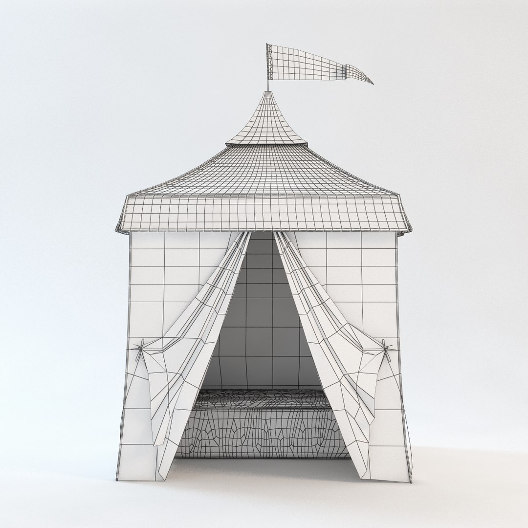 3d model cabana tent