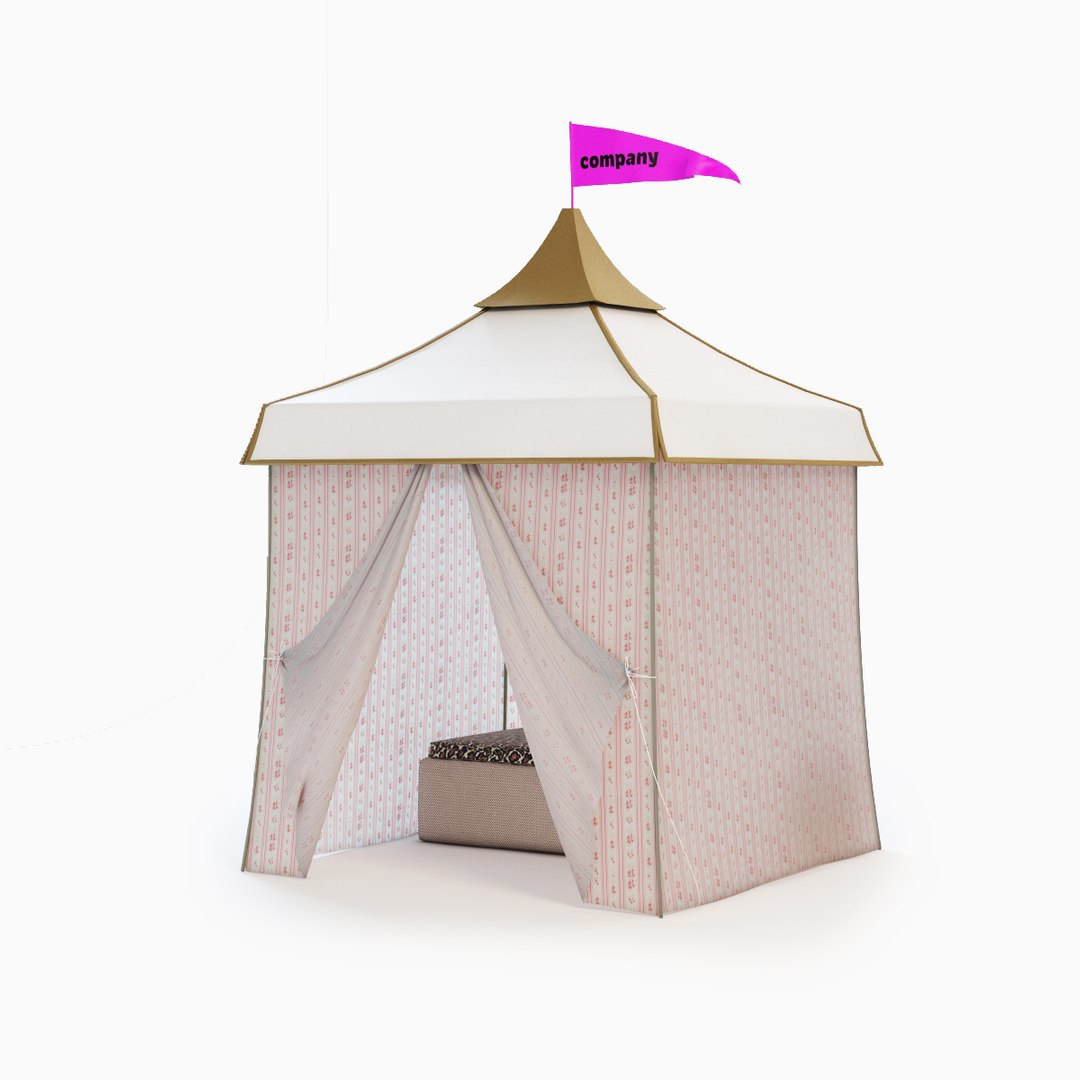 3d model cabana tent