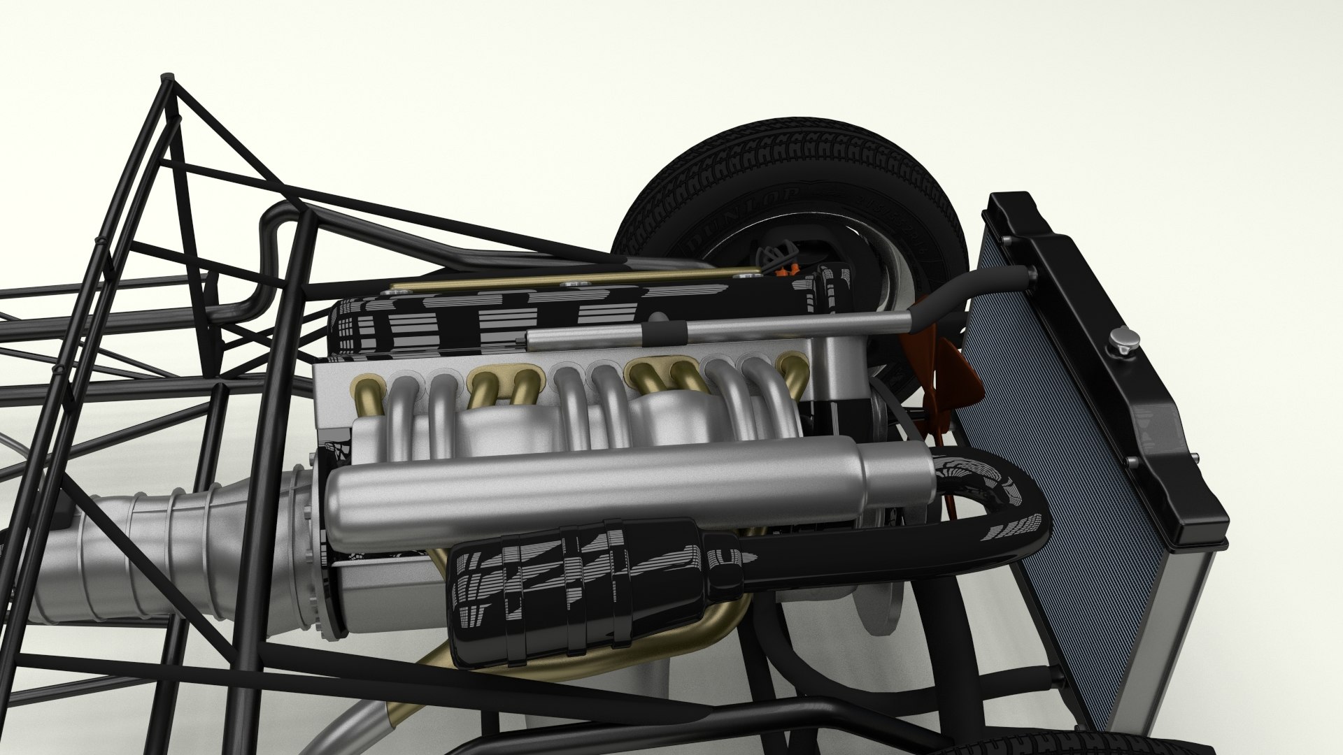 Mercedes 300sl Chassis Obj