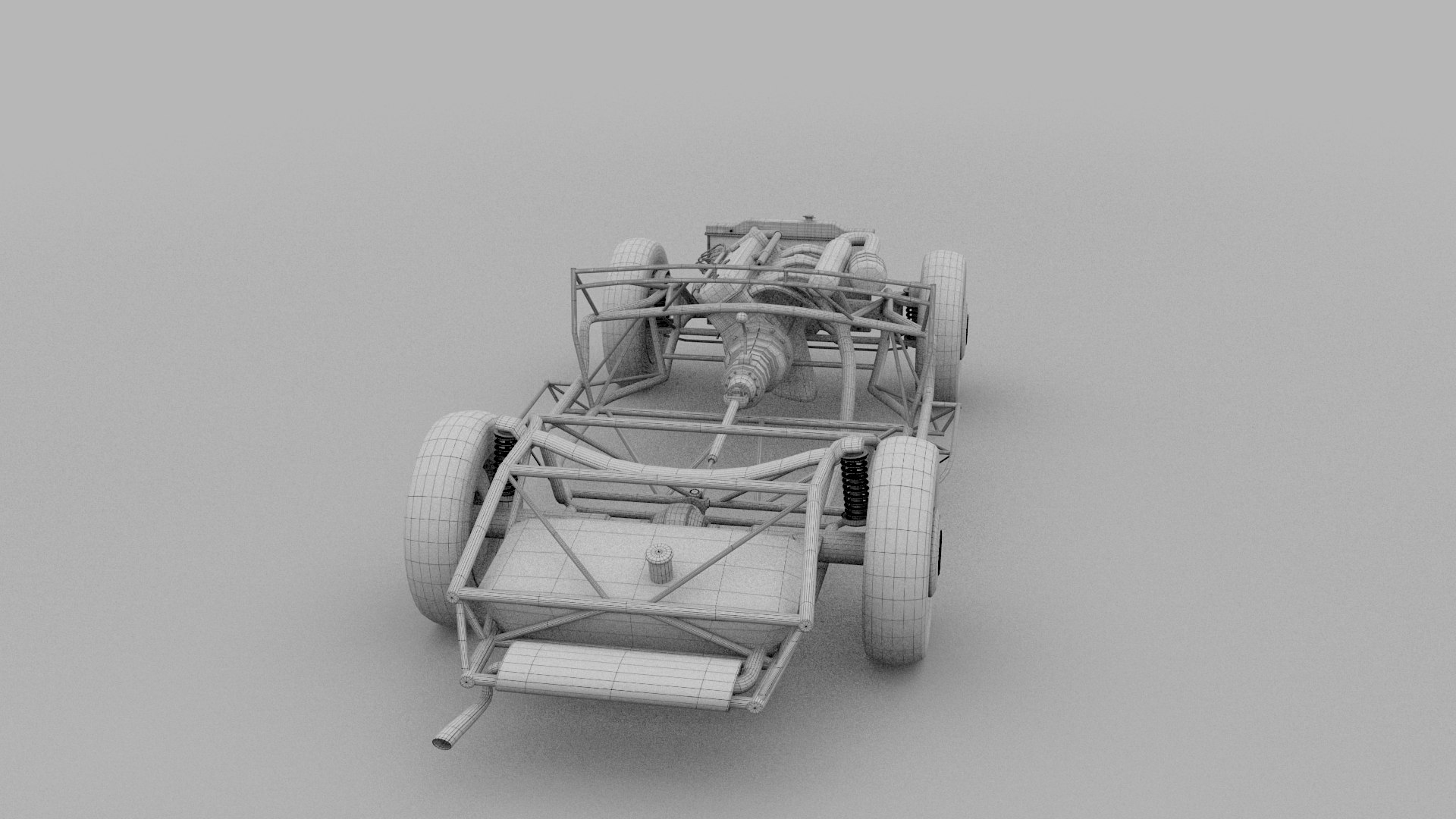 mercedes 300sl chassis obj