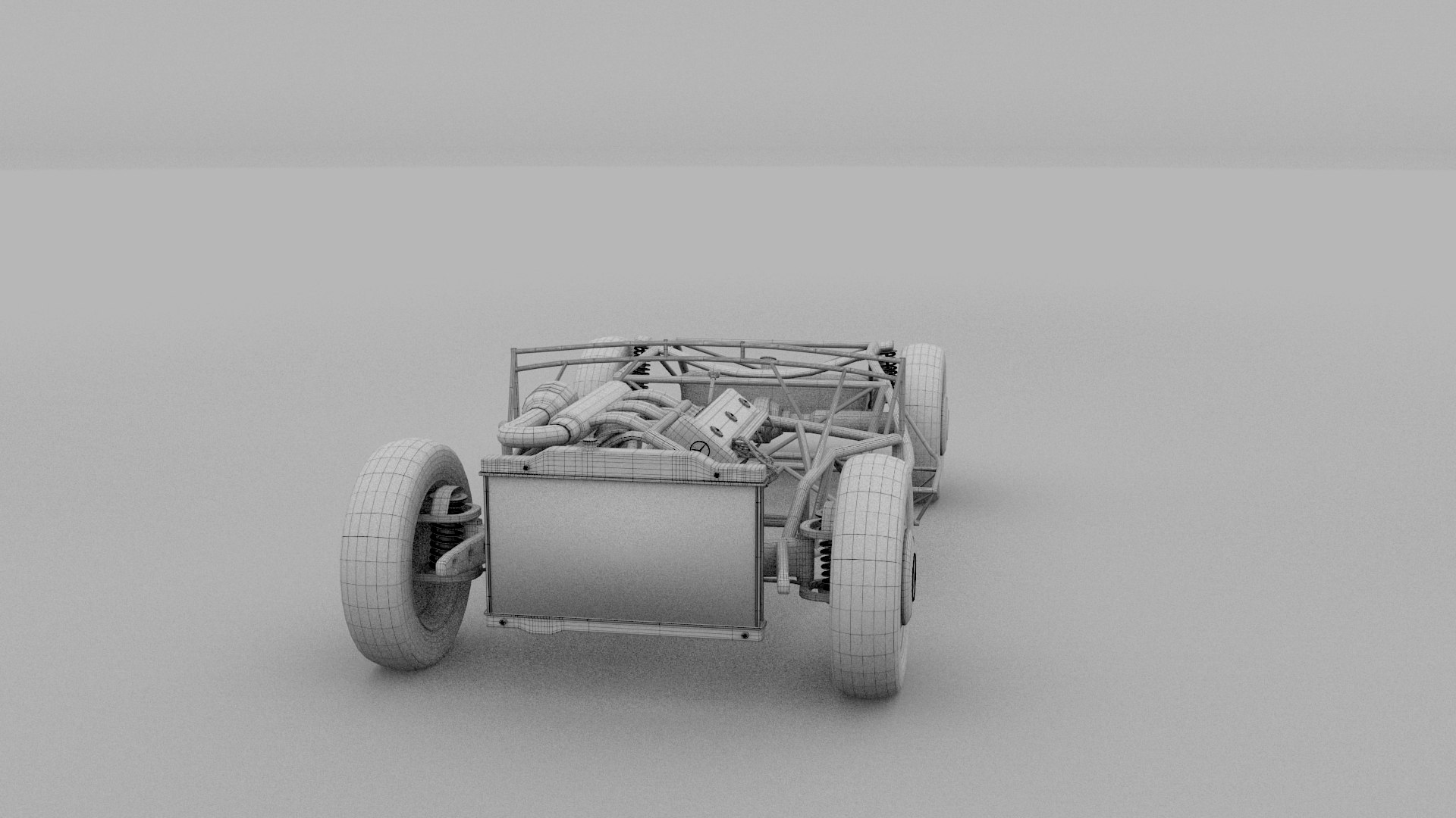 Mercedes 300sl Chassis Obj
