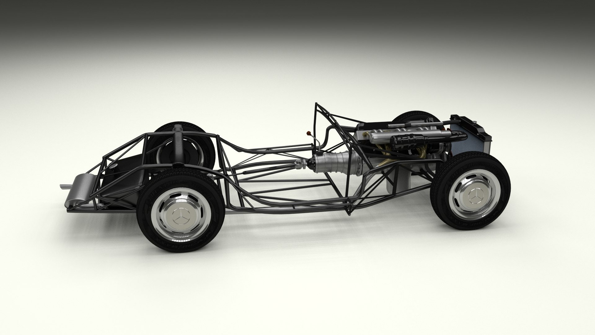 Mercedes 300sl Chassis Obj