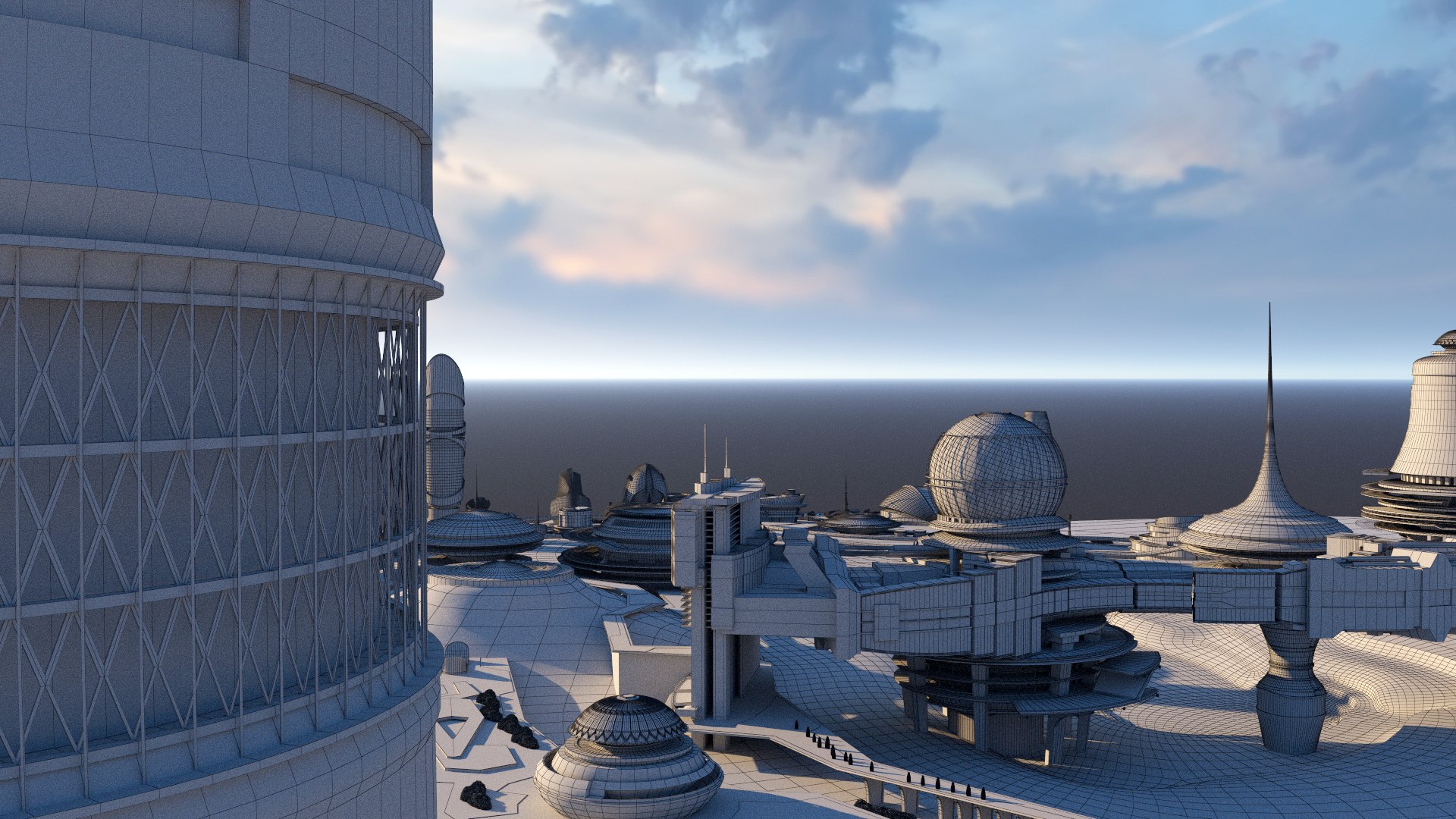 3D Future City Plato - TurboSquid 1990887