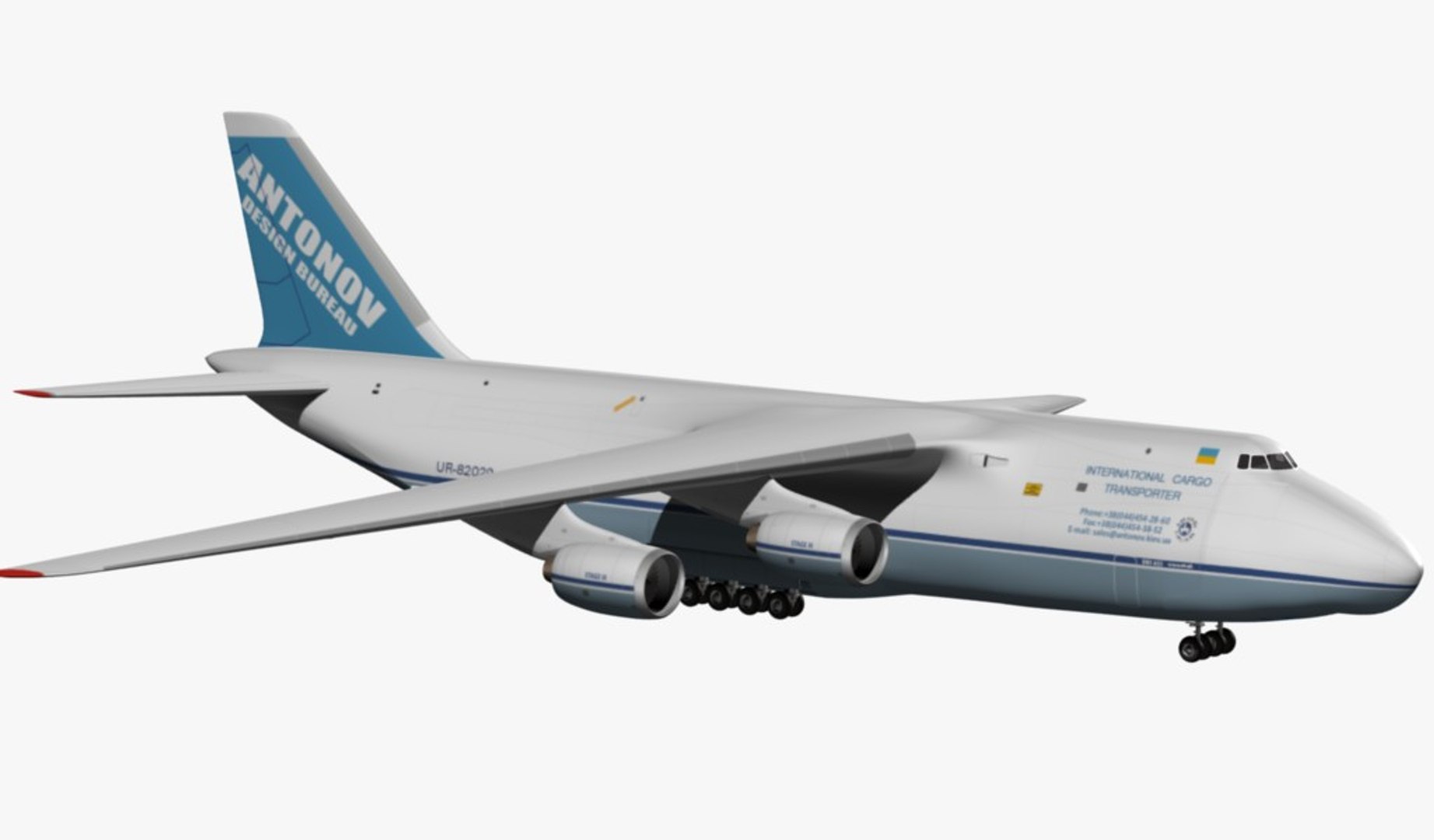 3d Antonov Ruslan Model