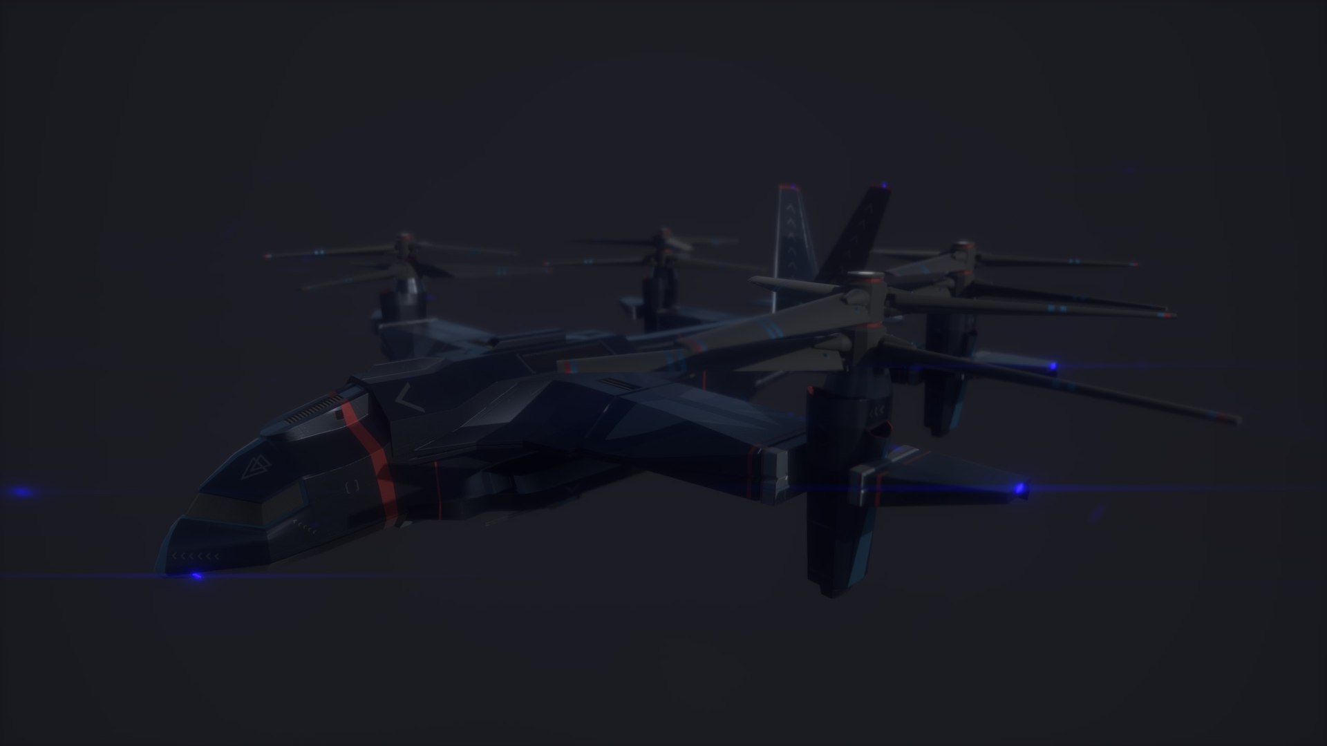 3D Model Vtol - V48 Night - TurboSquid 1251654