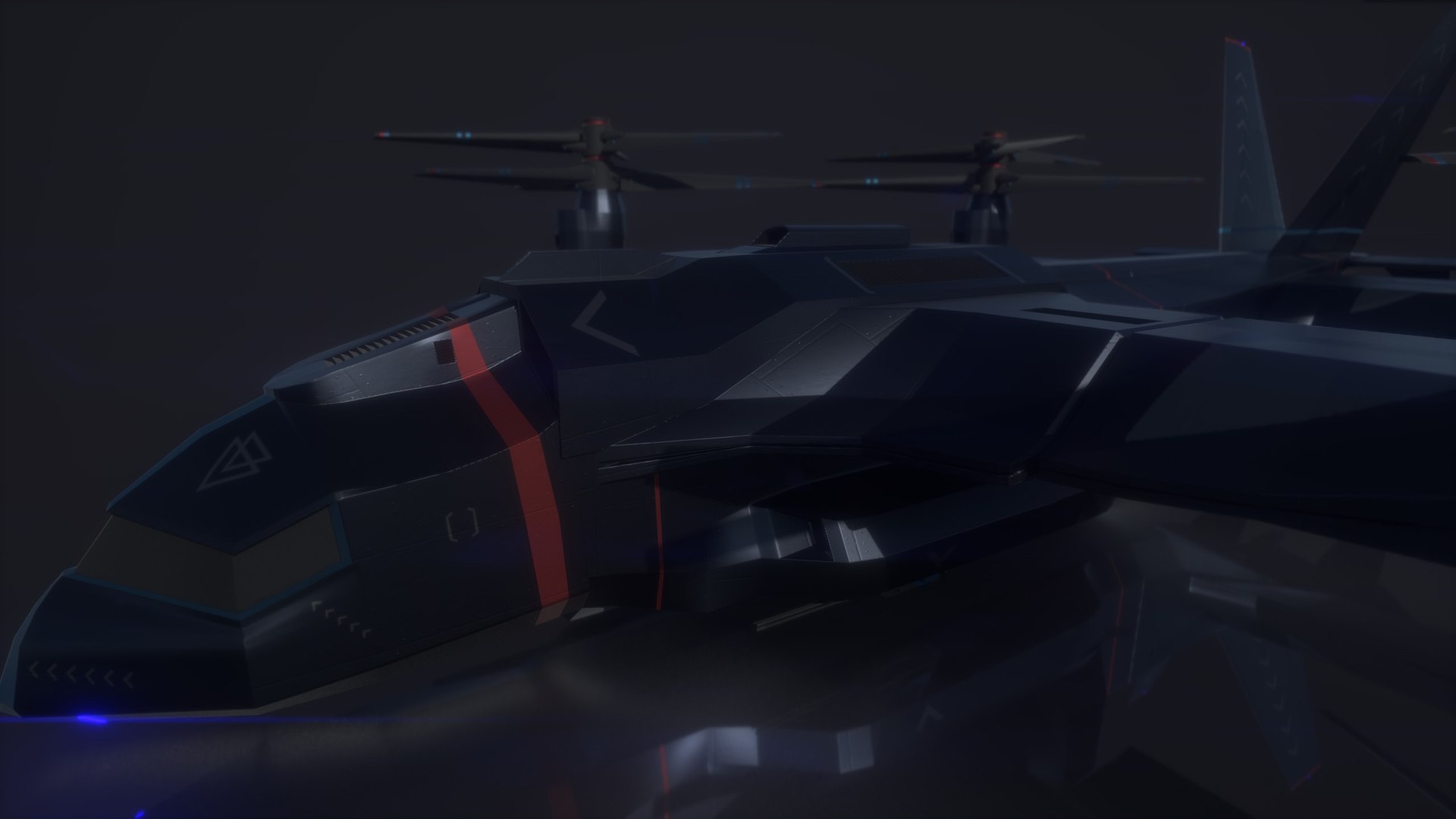 3D Model Vtol - V48 Night - TurboSquid 1251654
